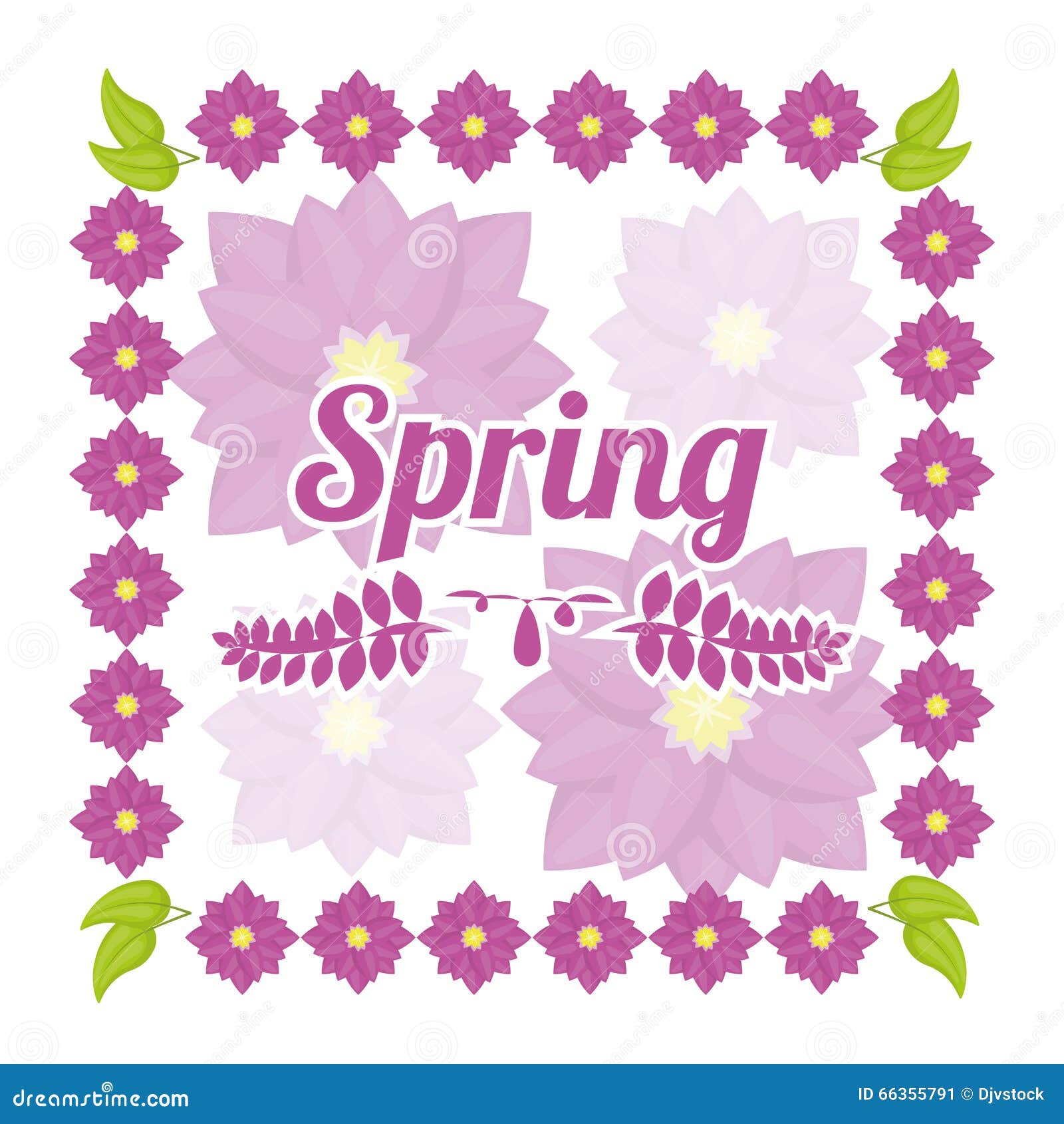 Spring season design stock vector. Illustration of garden - 66355791