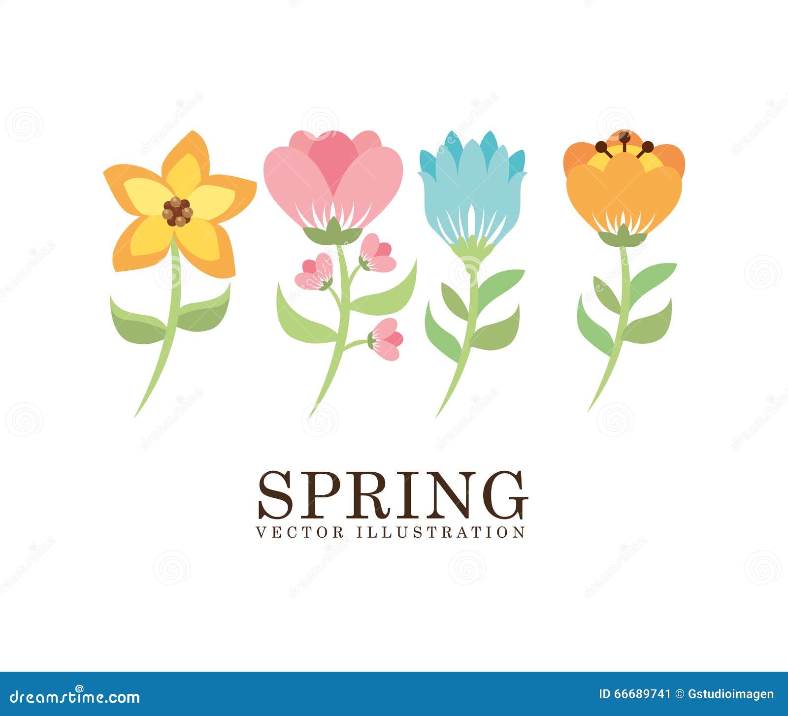 Spring season design stock illustration. Illustration of hello - 66689741