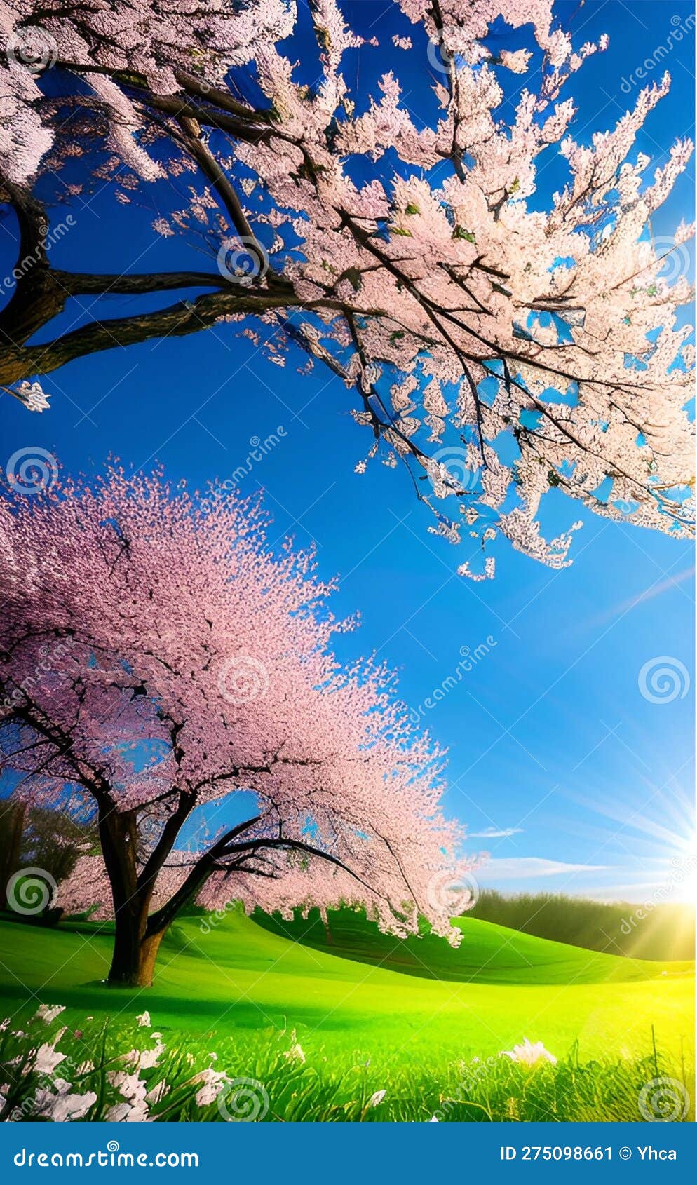 Spring Season Illustration Artificial Intelligence Artwork Generated ...