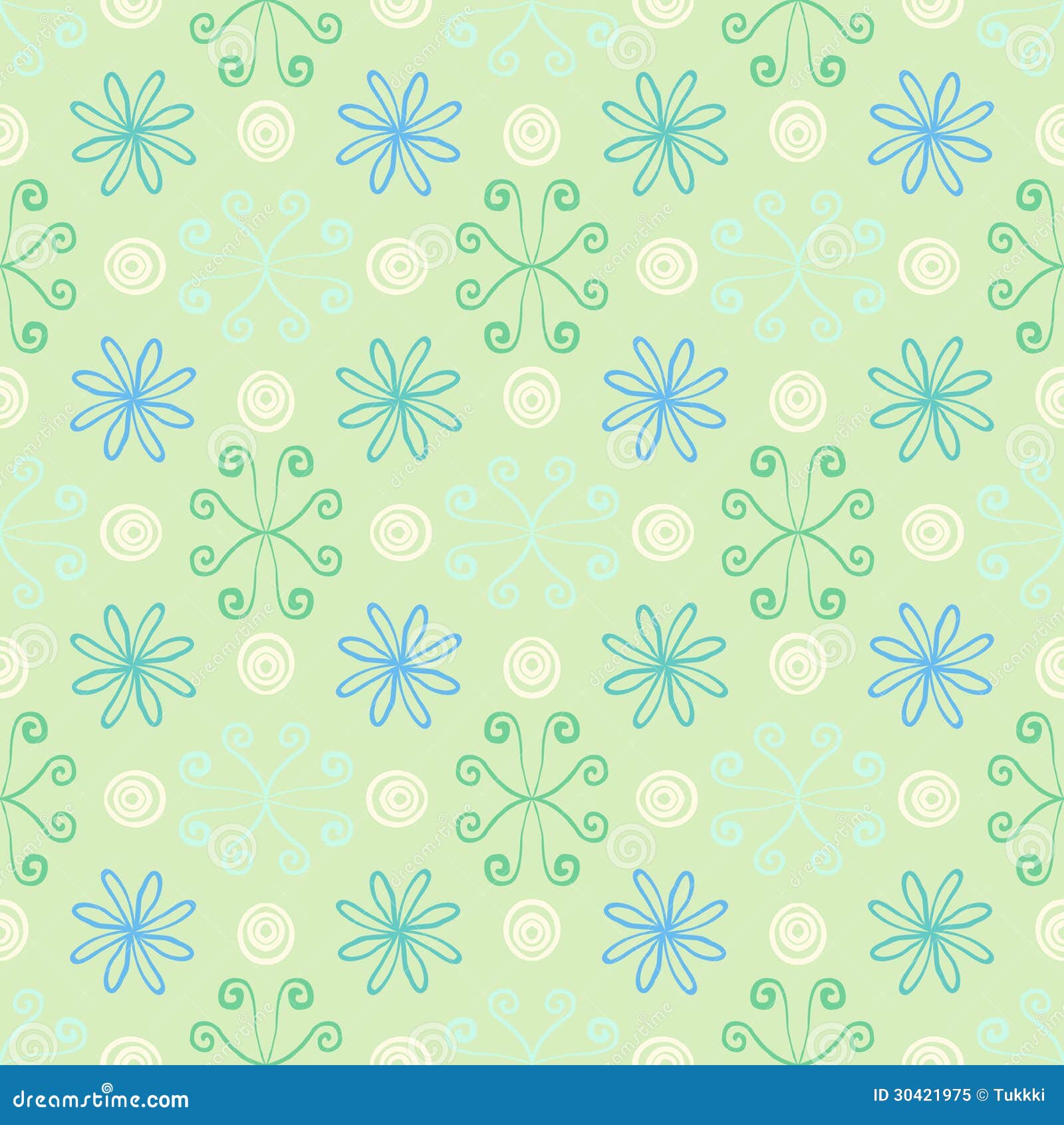 Spring Simple and Clean Pattern with Flowers Stock Vector ...