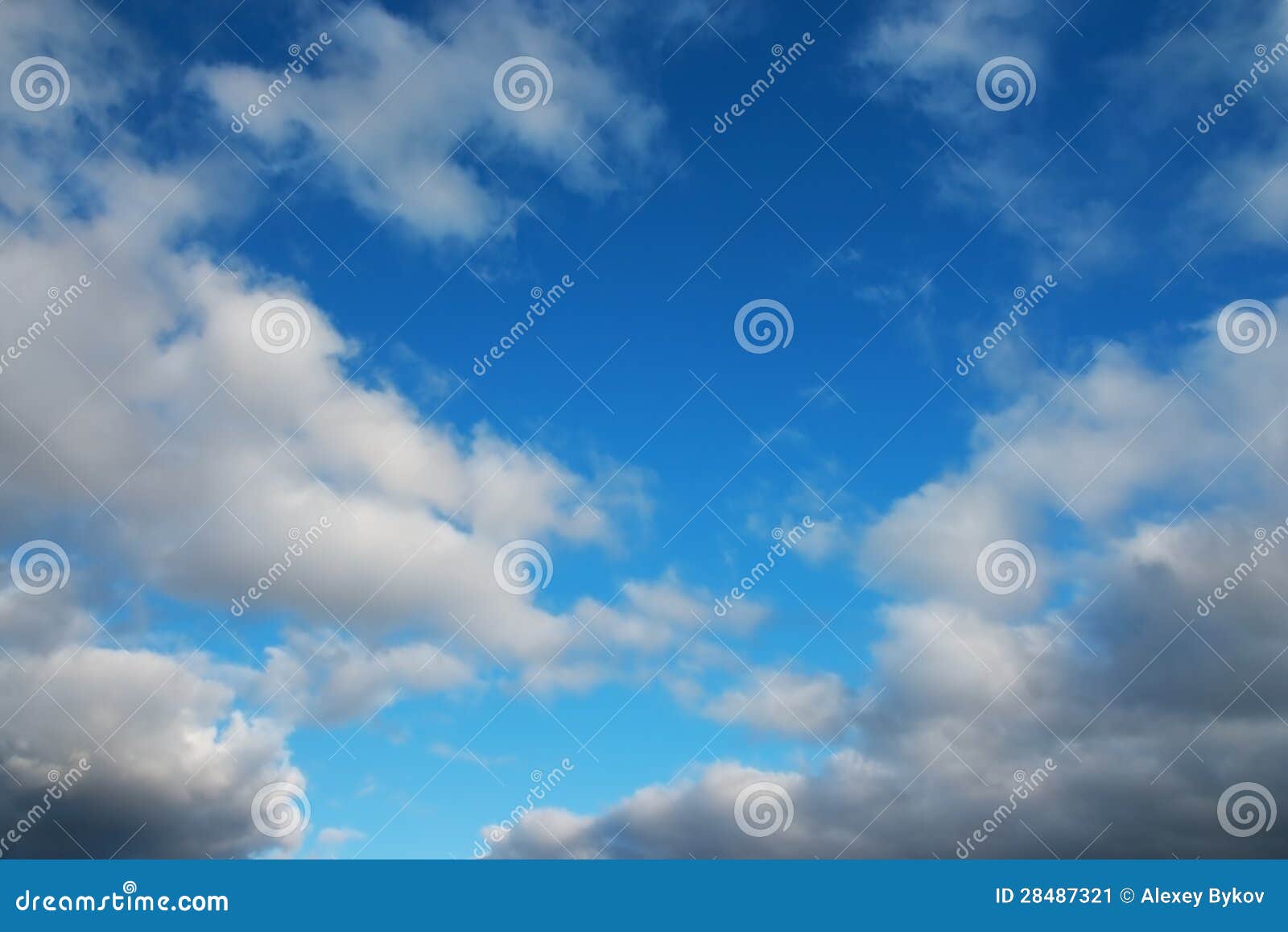 Spring Sky. stock image. Image of natural, scene, condensation - 28487321