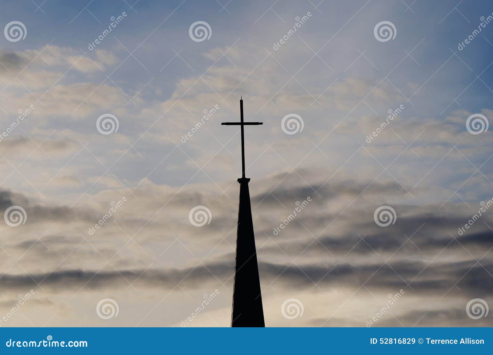 Spring sky cross stock image. Image of family, church - 52816829