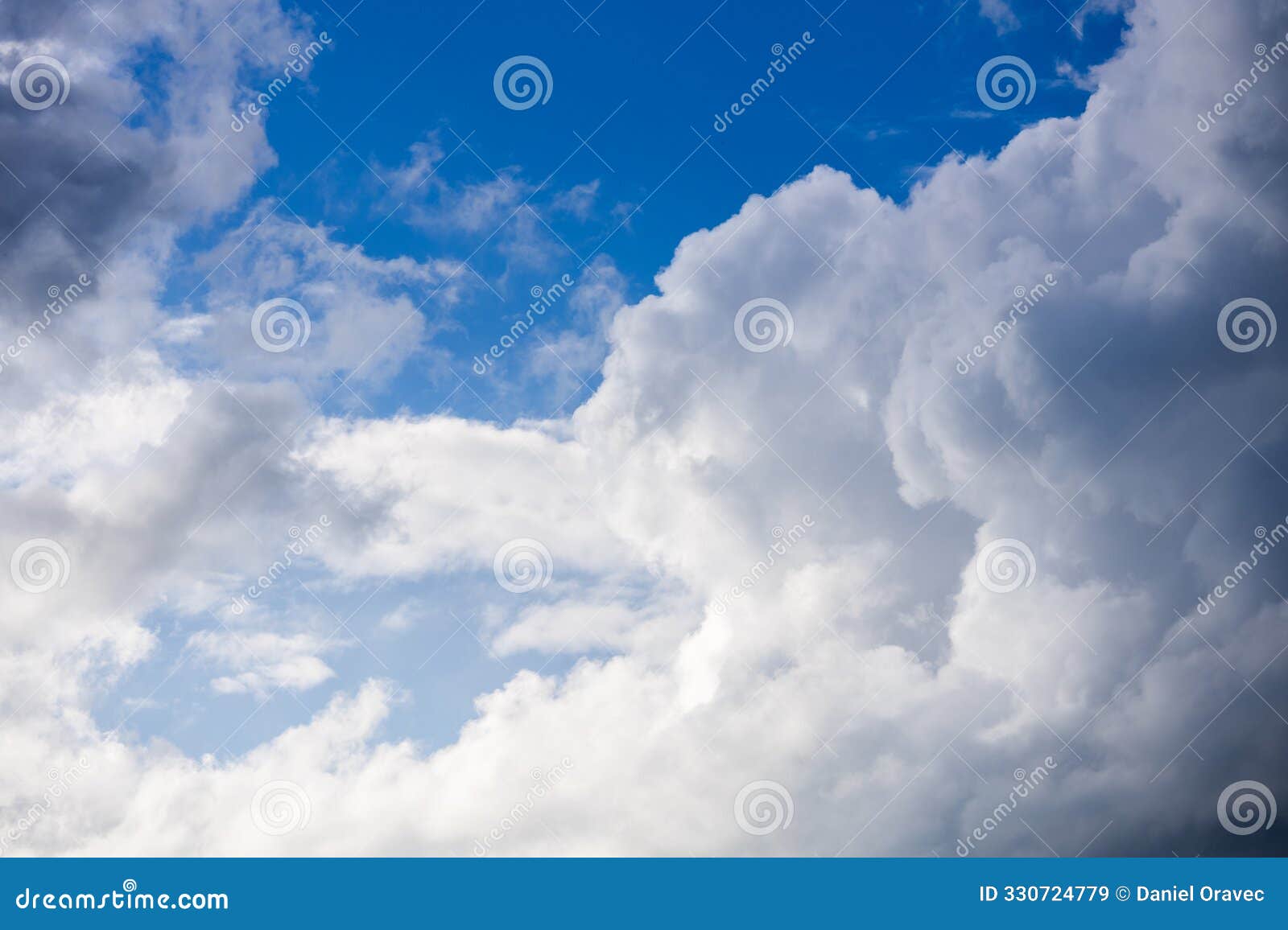 Spring Sky, Heavy Clouds before the Storm Stock Image - Image of ...