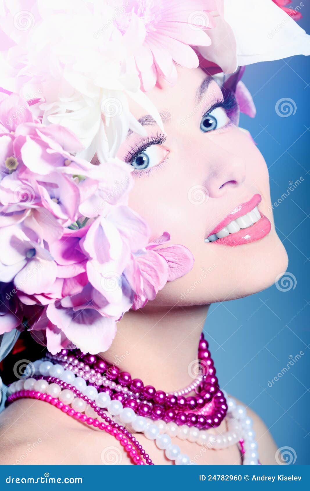 Spring smile stock photo. Image of natural, health, floral - 24782960