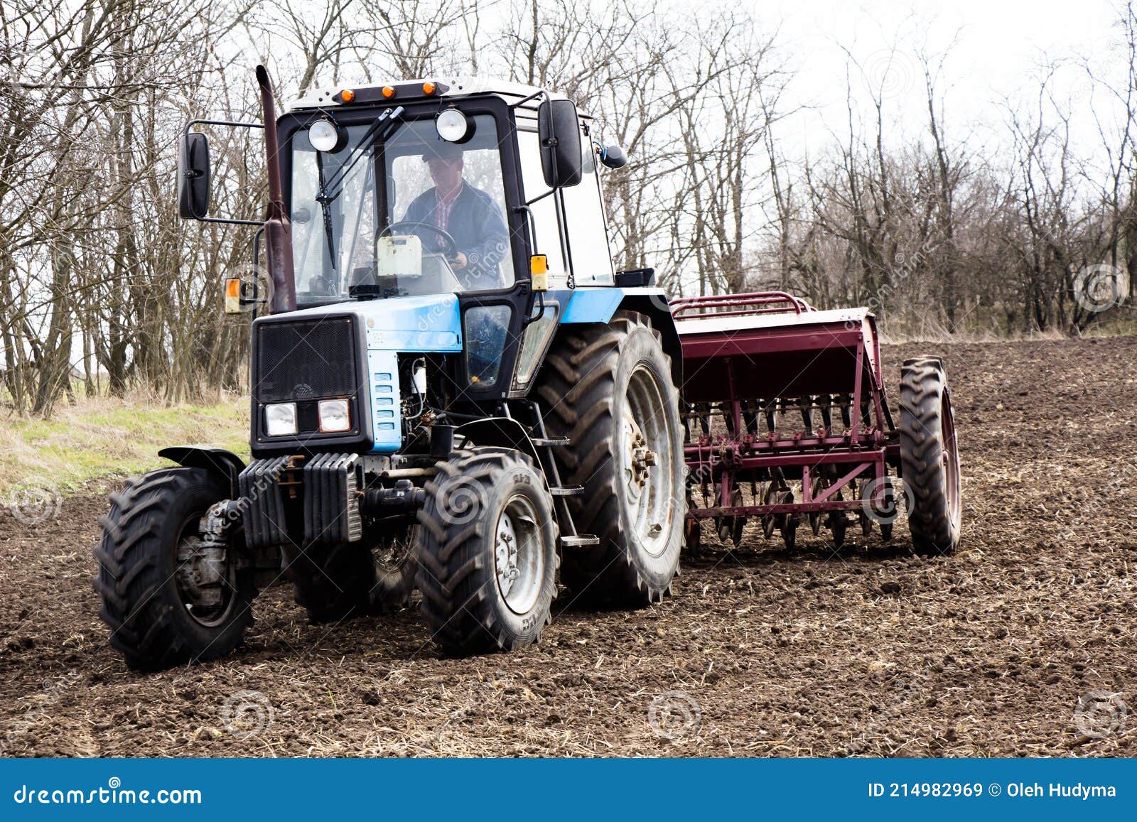 Spring Sowing of Grain Crops is in Progress Ukraine Editorial Stock ...