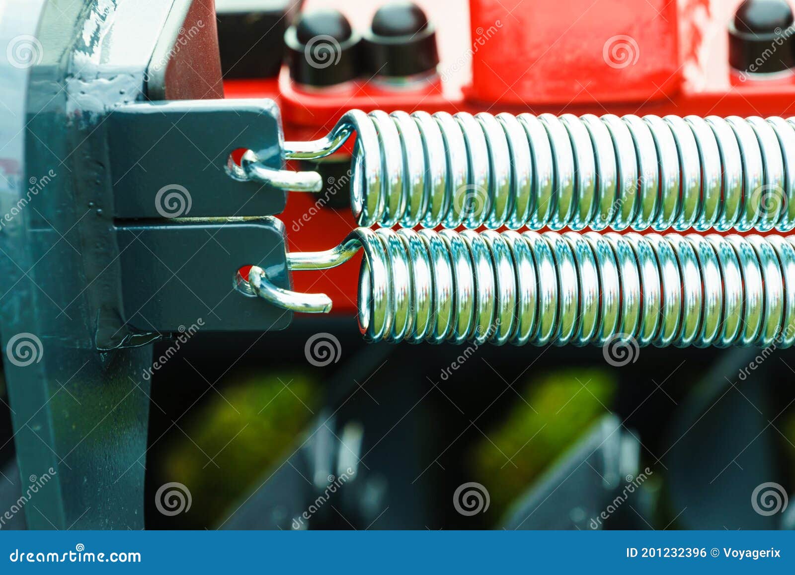 Spring on Steel Big Machinery Stock Photo - Image of details, concept ...
