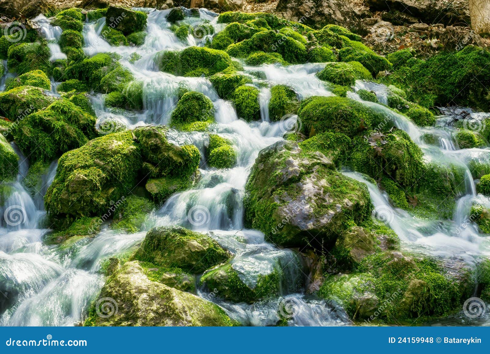 Spring stream stock photo. Image of river, summer, rocks - 24159948