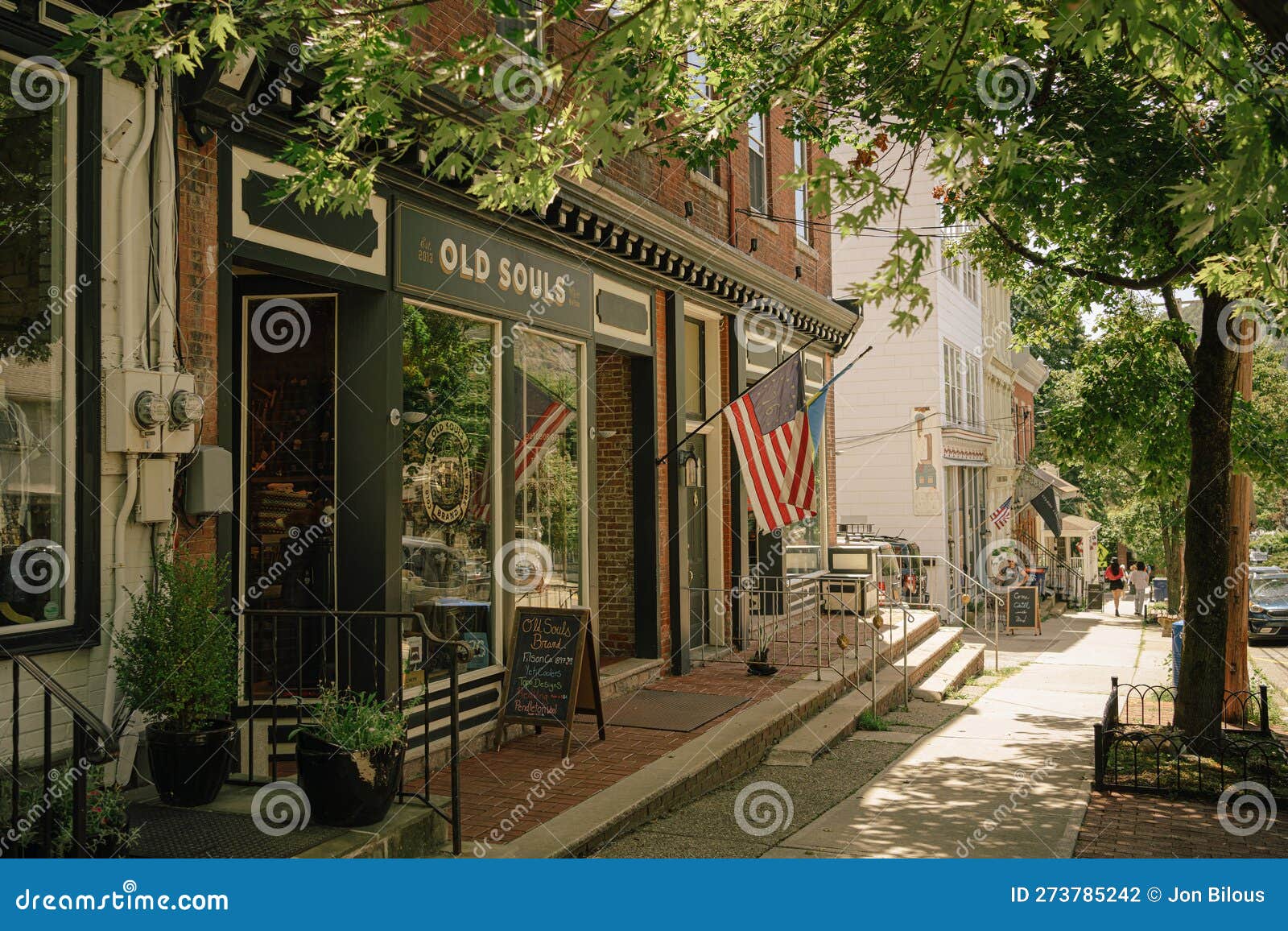 Spring Street Scene, Cold Spring, New York Editorial Photography ...