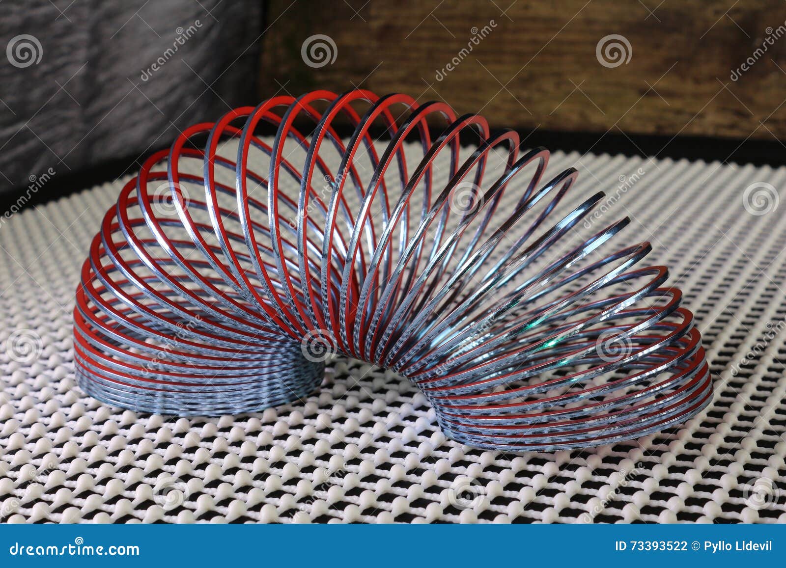 Stretched Spring. Resistance And Opposition Metaphor Stock Photography ...