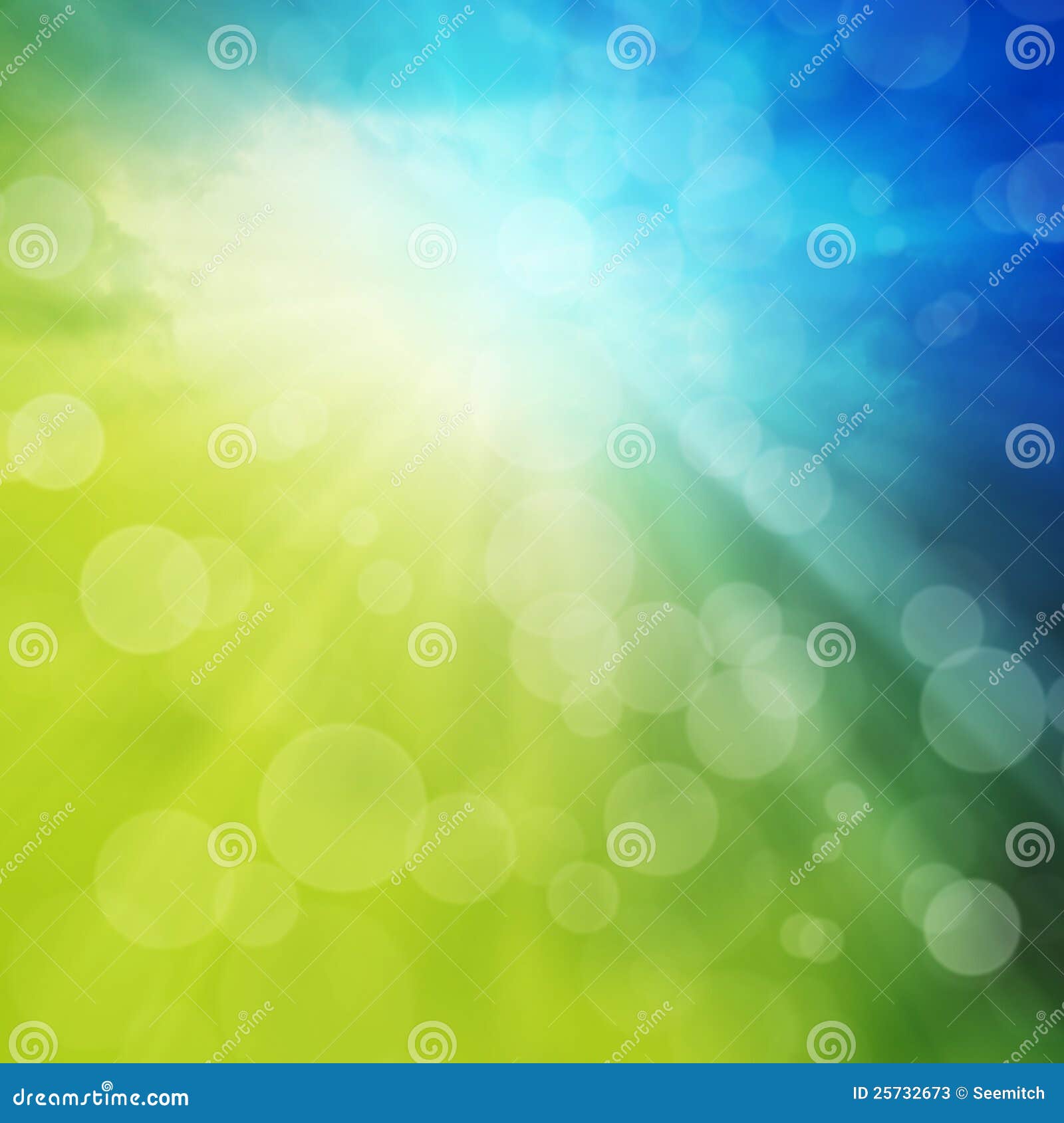 Spring or Summer Abstract Background Stock Illustration - Illustration ...