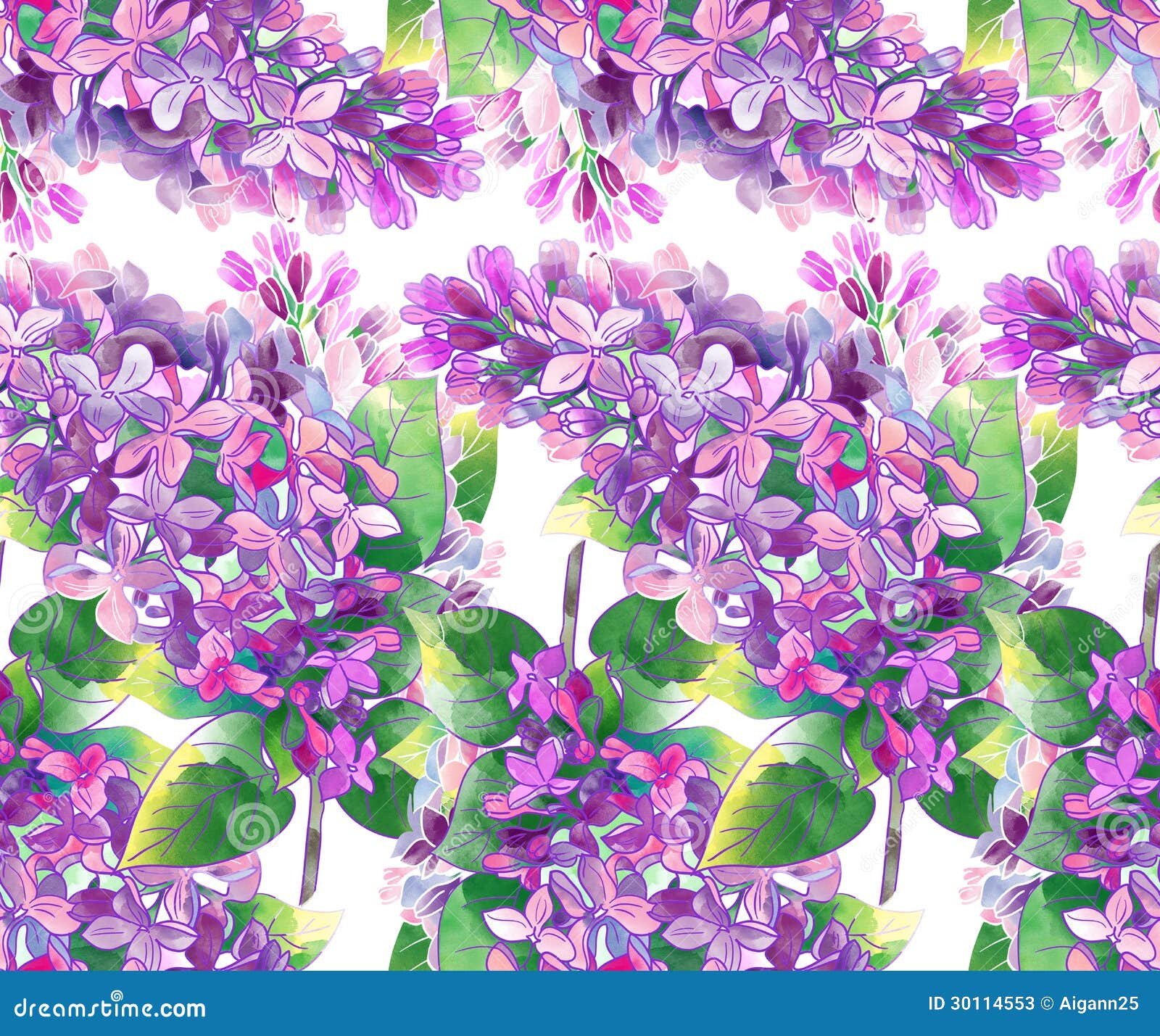 Lilac pattern stock illustration. Illustration of garden - 30114553
