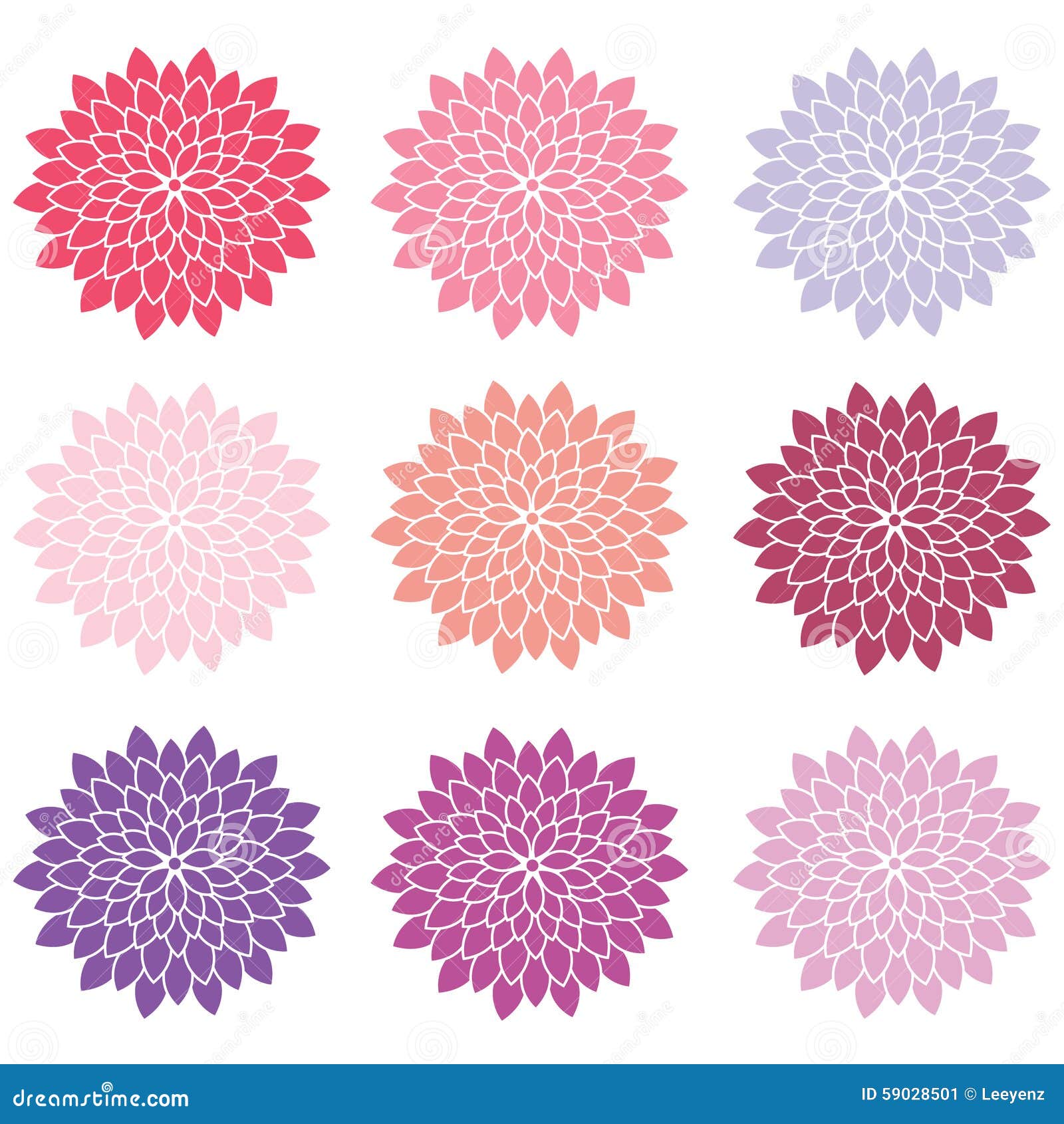 Spring Summer Wedding Flower Stock Vector - Illustration of mother ...