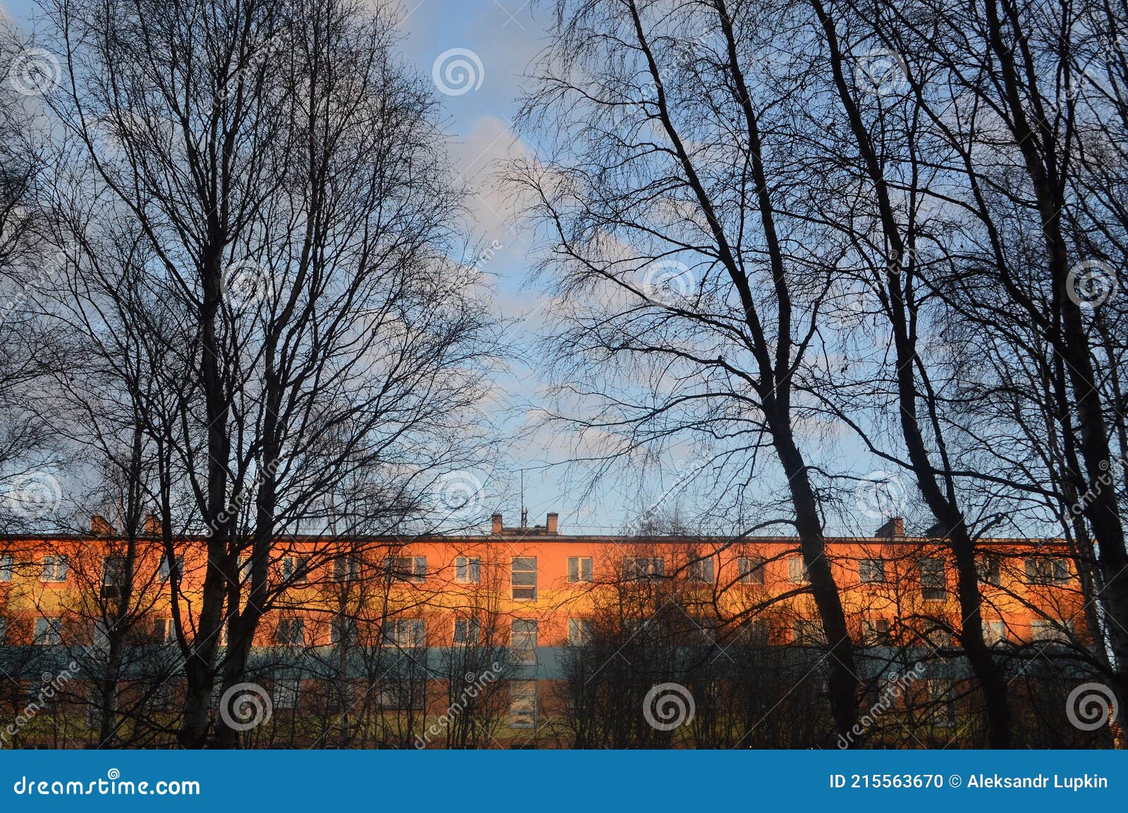 Spring Sunny Day in City in April Stock Photo - Image of sunny, north ...