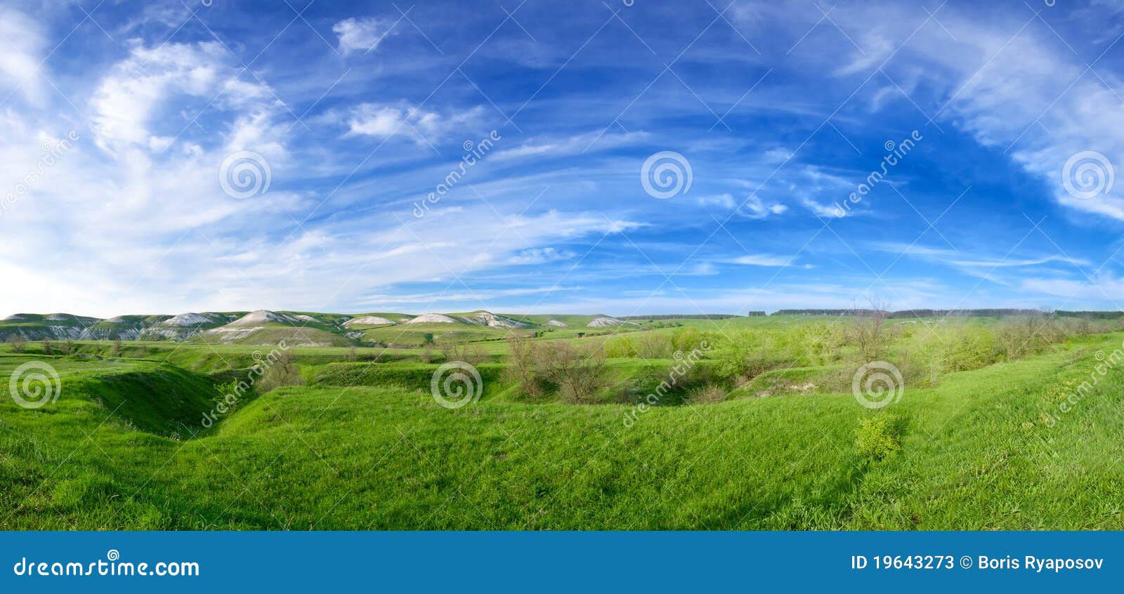 Spring sunny day landscape stock image. Image of land - 19643273