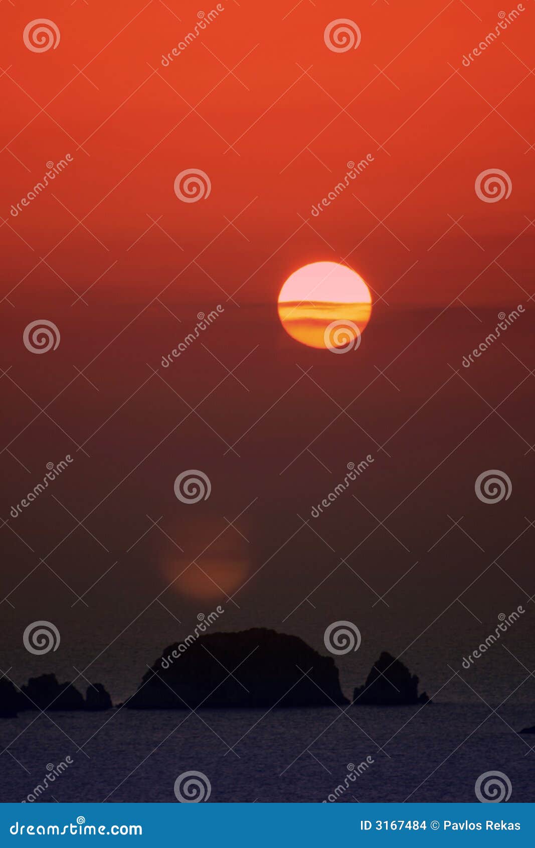 Spring Sunset in Paros stock photo. Image of vacaton, travel - 3167484