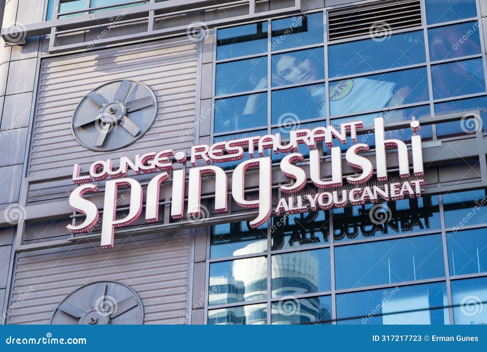 Spring Sushi Toronto Restaurant Logo Sign. Editorial Stock Photo ...