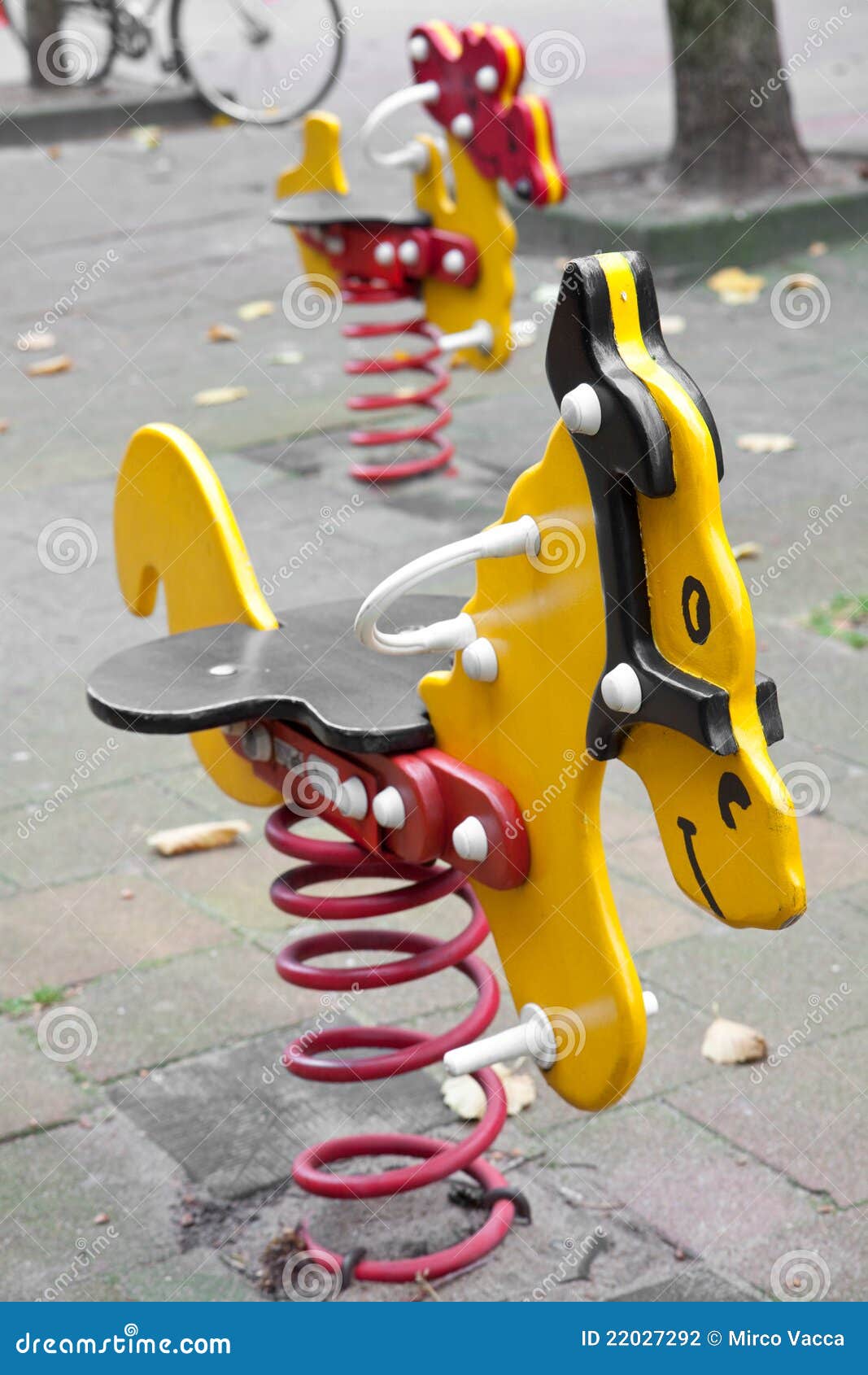 Spring swings stock photo. Image of spring, outdoor, wooden - 22027292