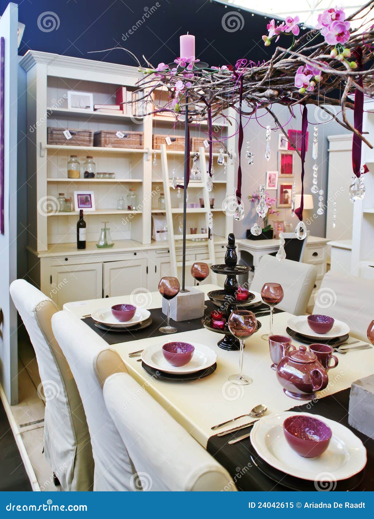 Spring table stock image. Image of natural, candy, room - 24042615