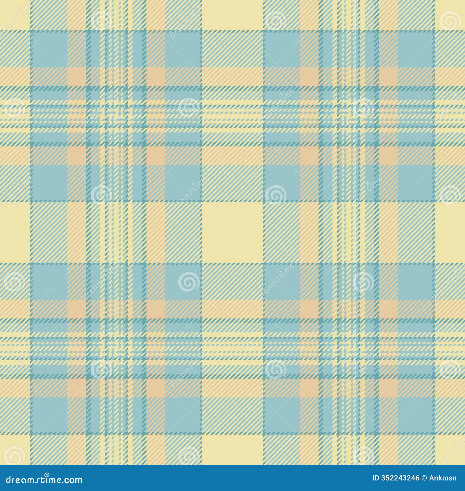 Spring Tartan Textile Vector, Multicultural Seamless Plaid Texture ...