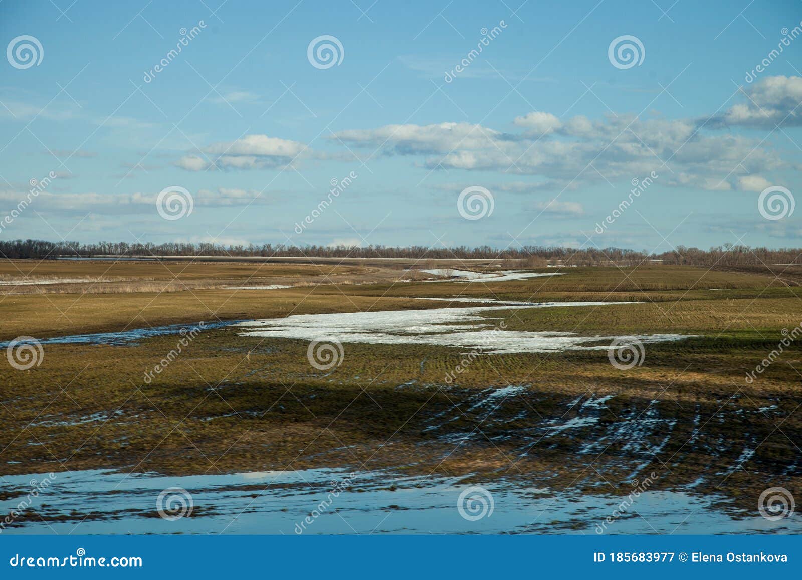 The spring thaw stock image. Image of thawing, nature - 185683977