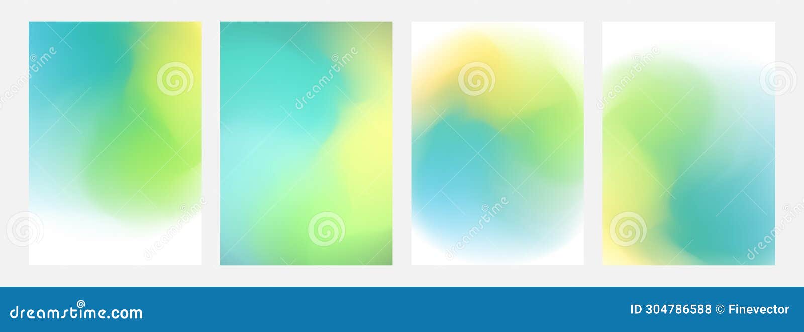 Spring Theme Defocused Backgrounds with Light Blurred Color Gradients ...