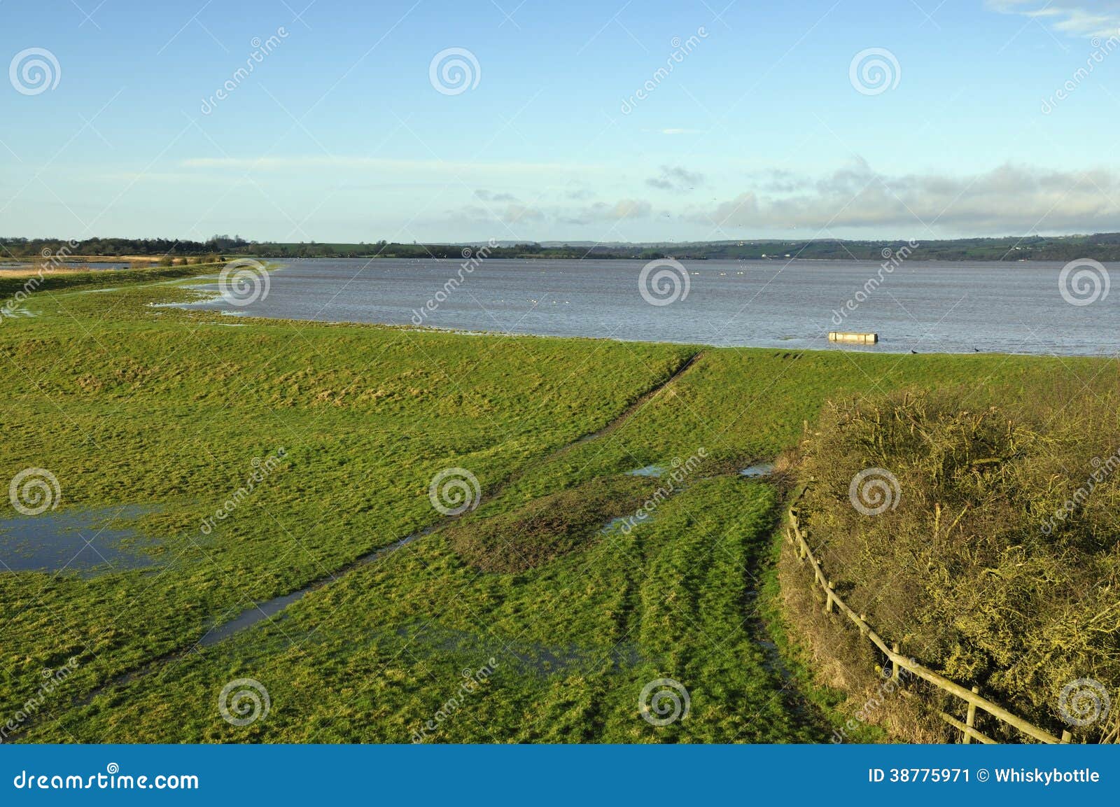 Spring Tide on the River Severn Stock Image - Image of floodplain ...