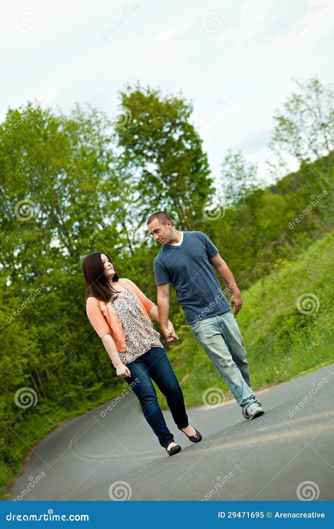 Spring Time Couple stock image. Image of handsome, outdoor - 29471695