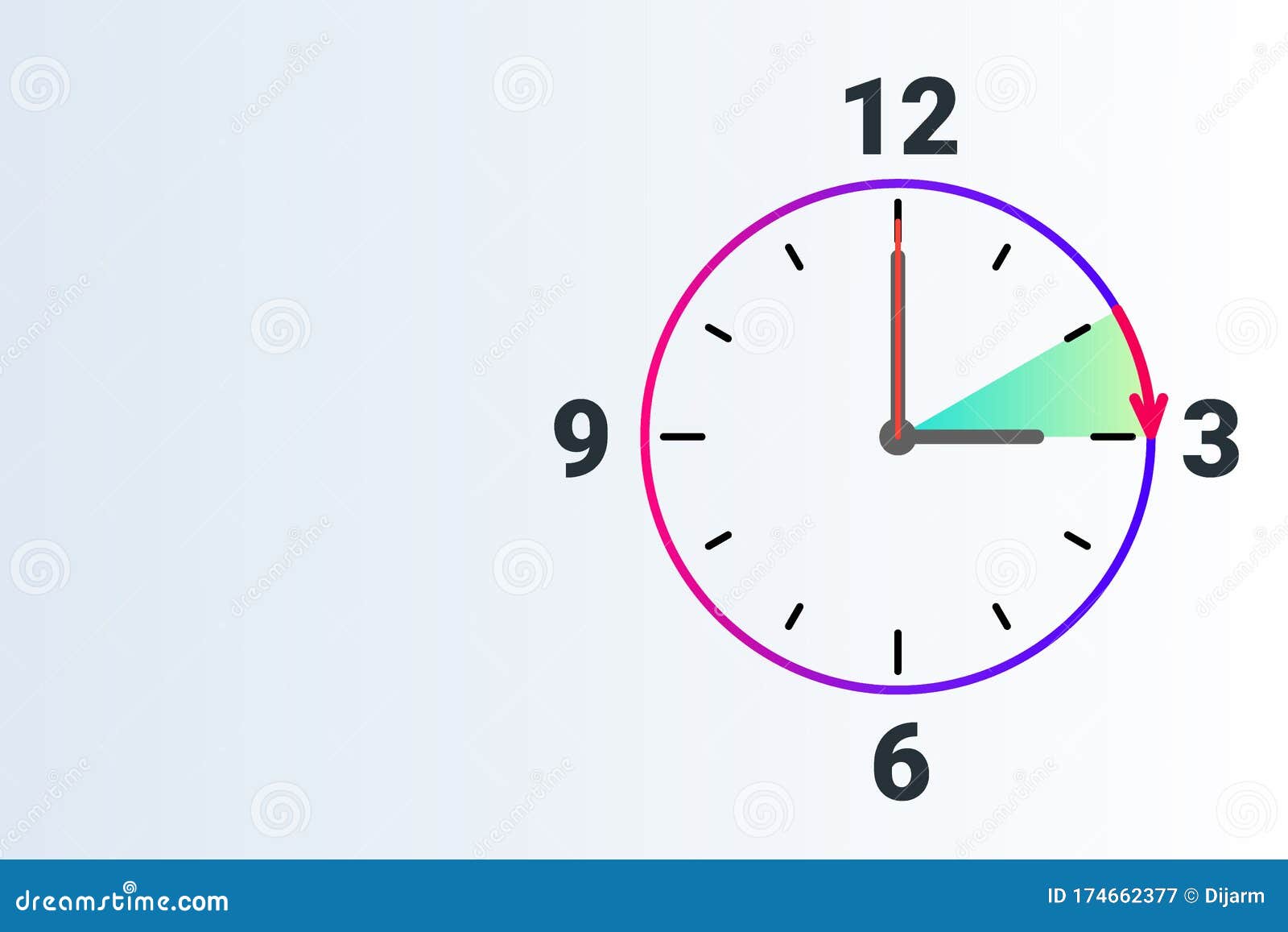 Spring Time Forward. Summer Clock Change. Daylight Saving Time Stock ...