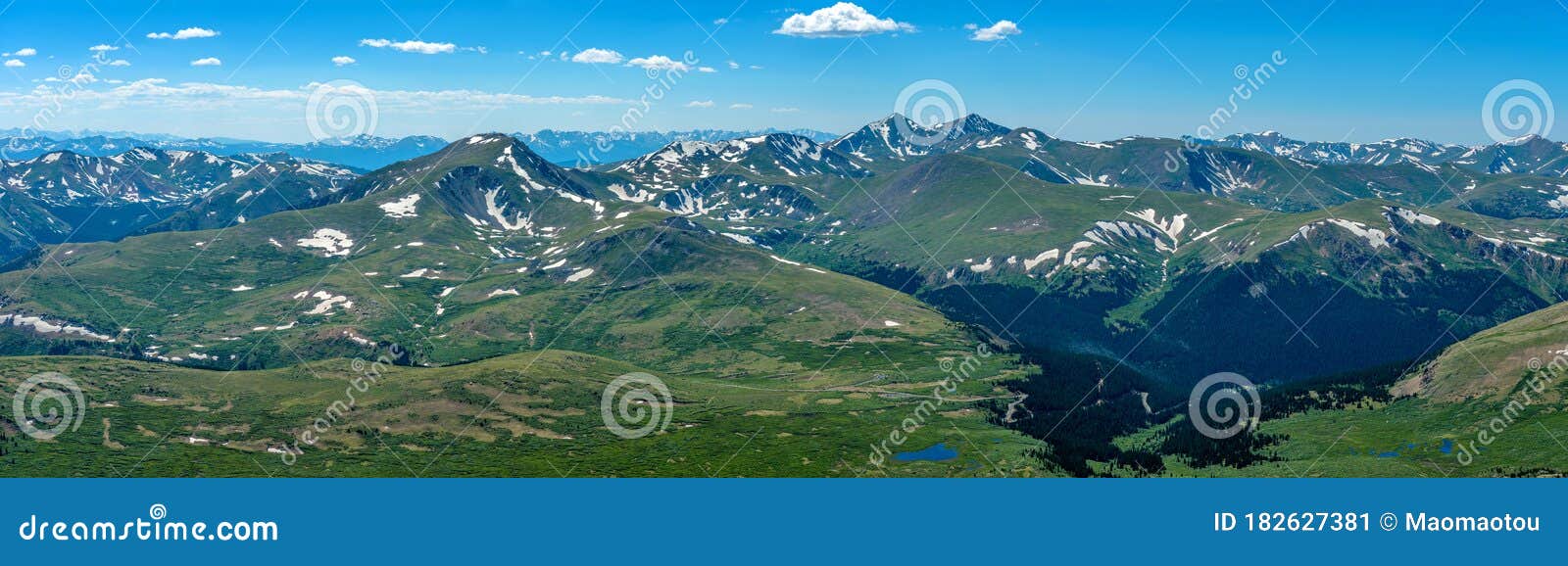 Spring at Top of Colorado Rockies Stock Image - Image of colorado ...