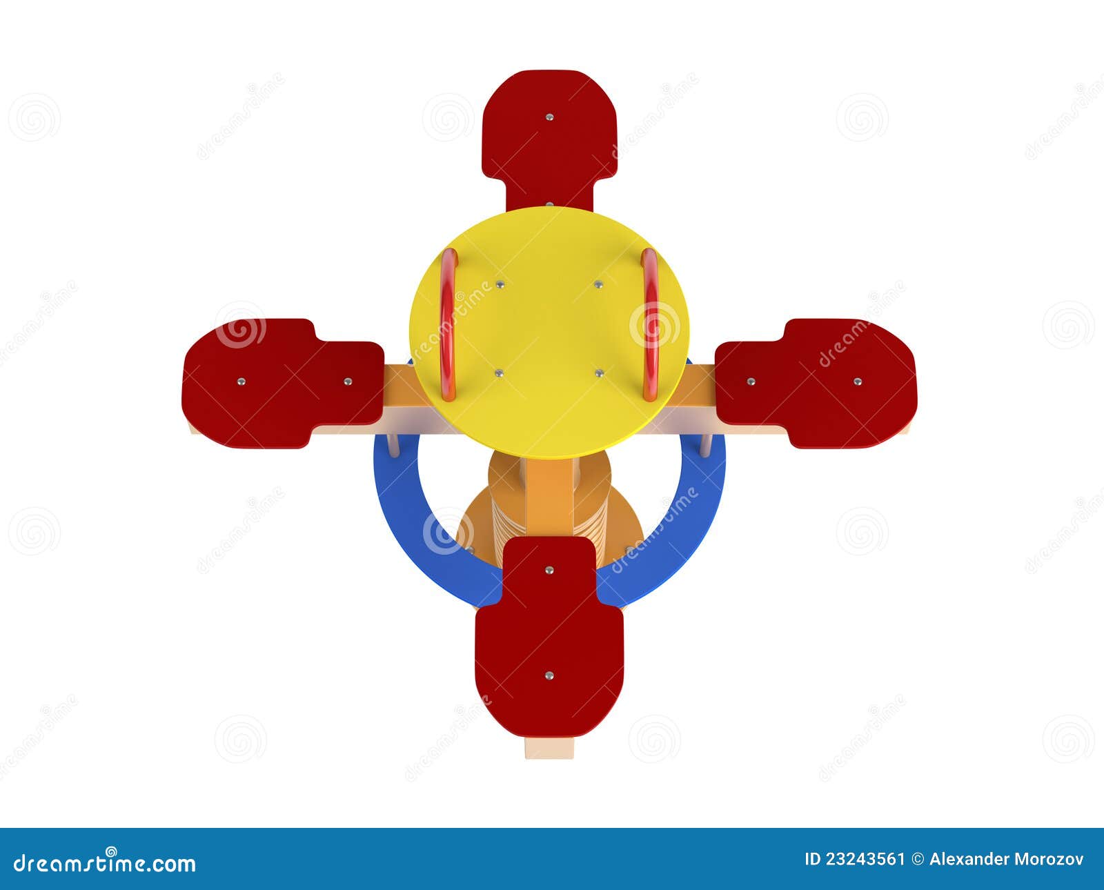 Spring toy stock illustration. Illustration of blue, closeup - 23243561
