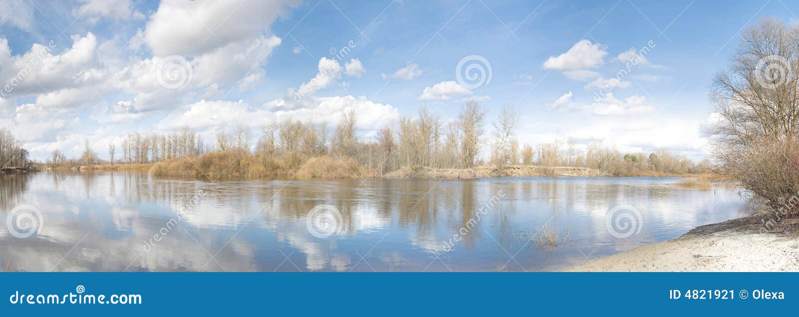 Spring in Ukraine stock image. Image of sunlight, river - 4821921