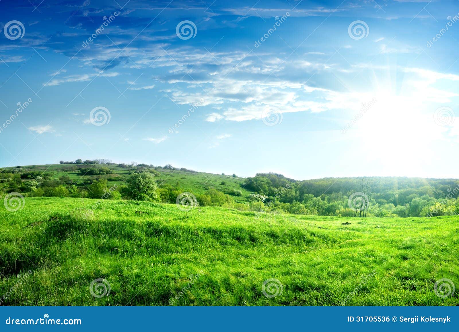 Spring Ukraine stock photo. Image of lawn, farm, horizon - 31705536