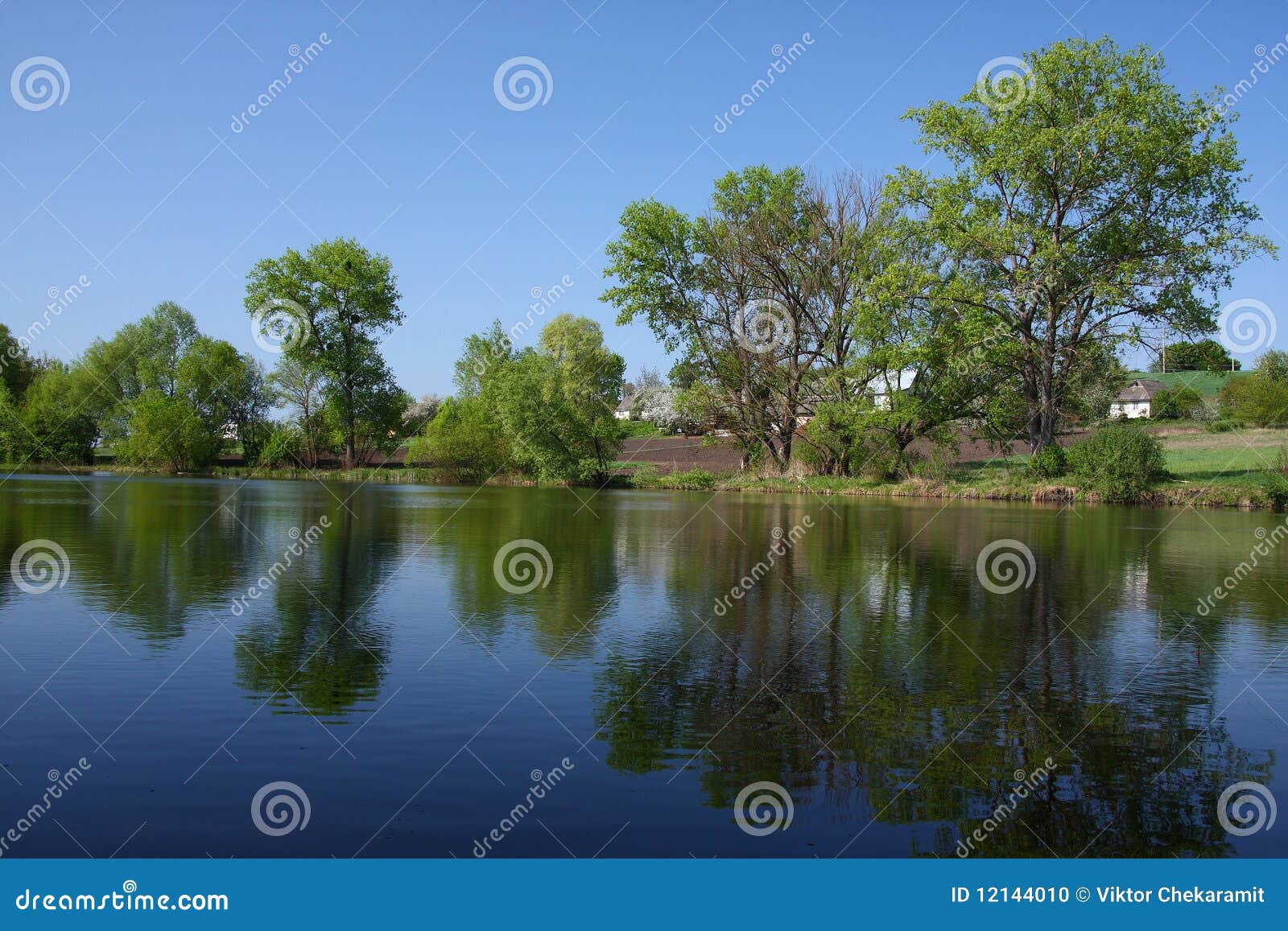 Spring in the Ukrainian Village Stock Photo - Image of ukraine, green ...