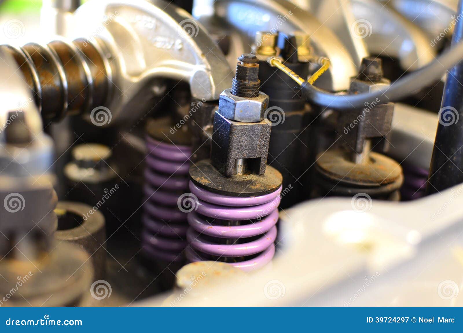 Spring valve stock image. Image of wear, carbonizes, maintains - 39724297