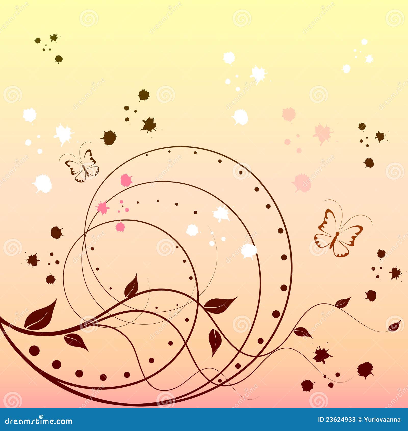 Spring vector background stock vector. Illustration of shape - 23624933