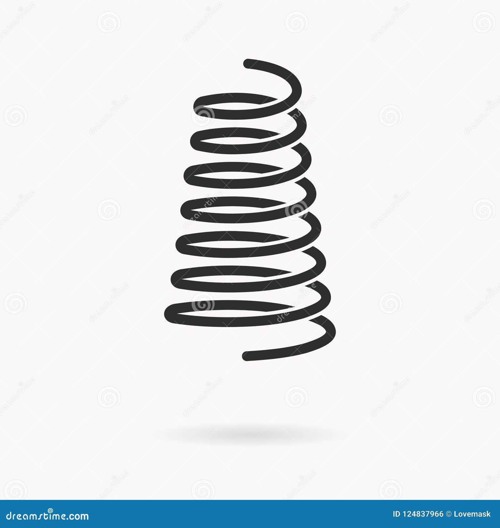 Spring Vector Icon for Graphic and Web Design. Stock Vector ...