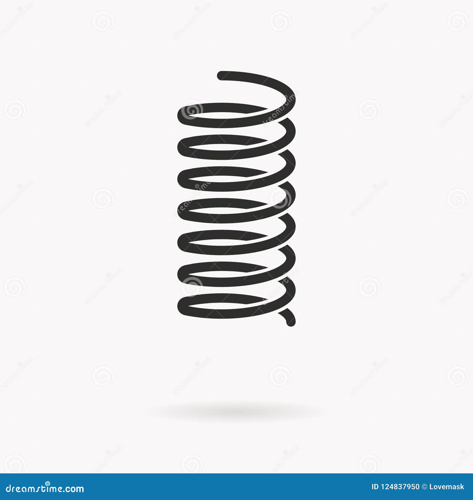 Spring Vector Icon for Graphic and Web Design. Stock Vector ...