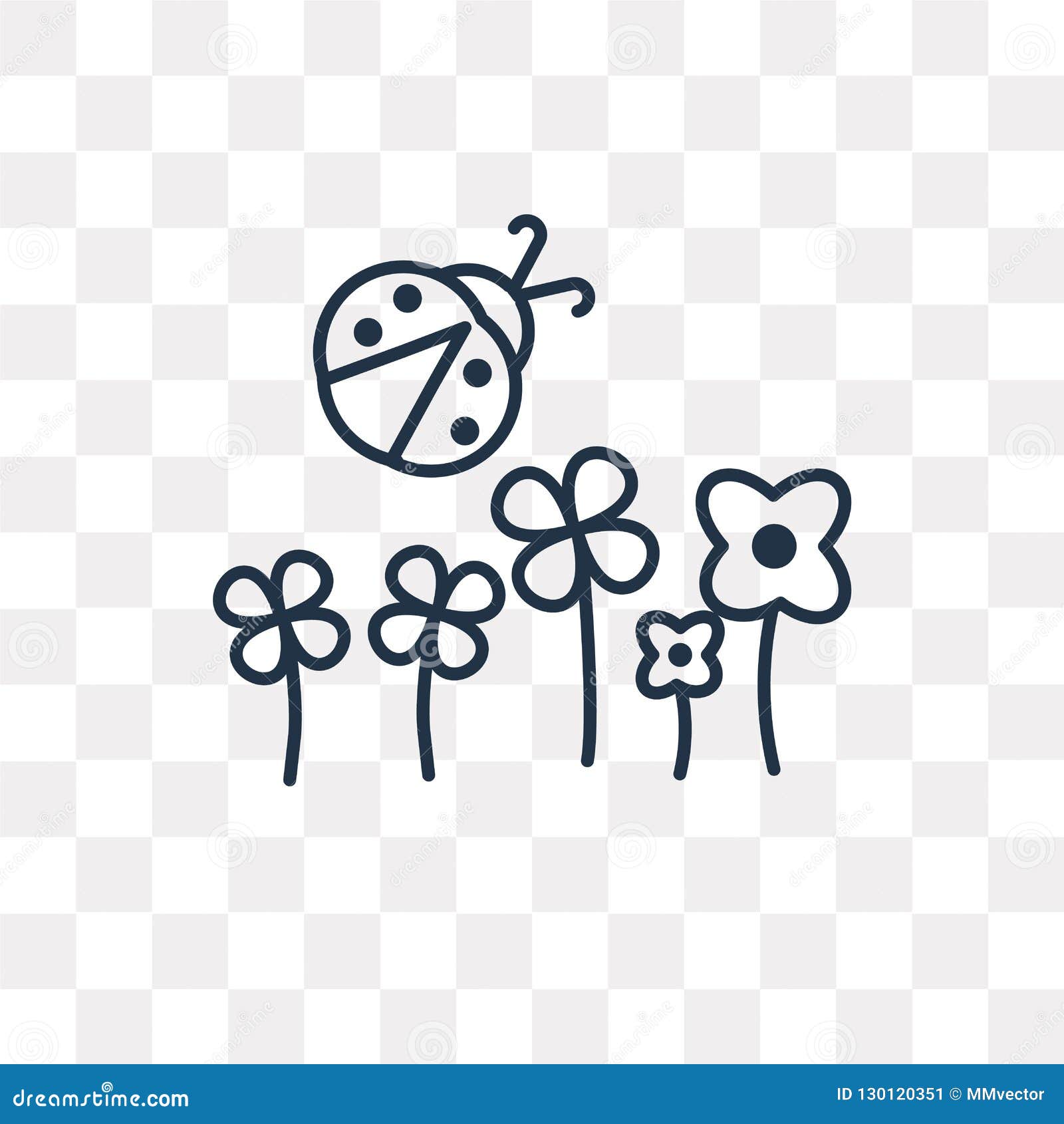 Spring Vector Icon Isolated on Transparent Background, Linear Sp Stock ...