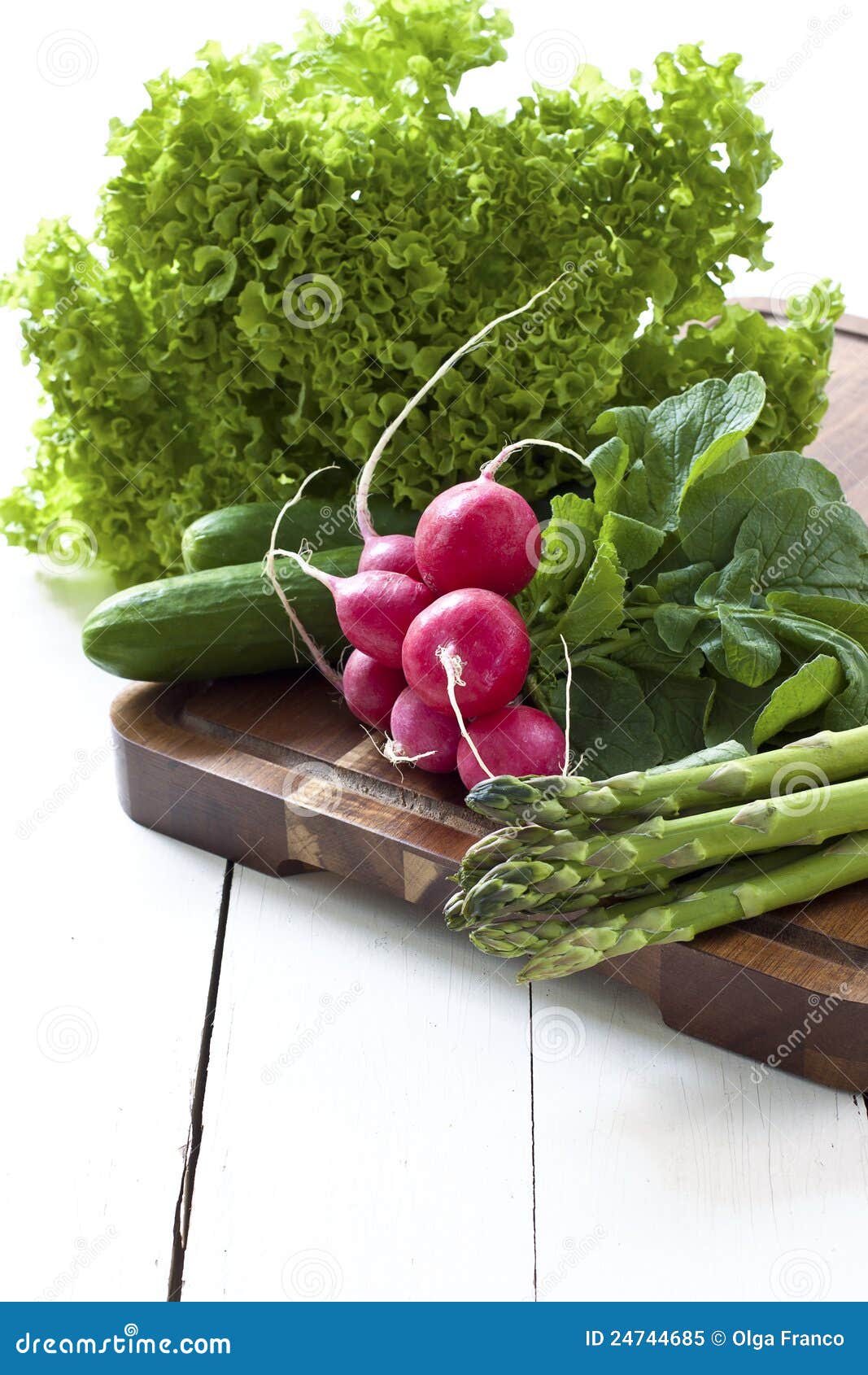 Spring vegetables stock image. Image of wooden, leaves - 24744685
