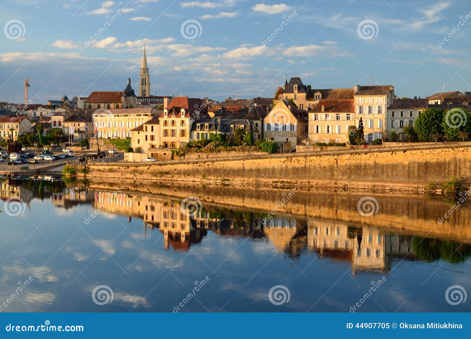 Spring View of the French Town Editorial Image - Image of cityscape ...