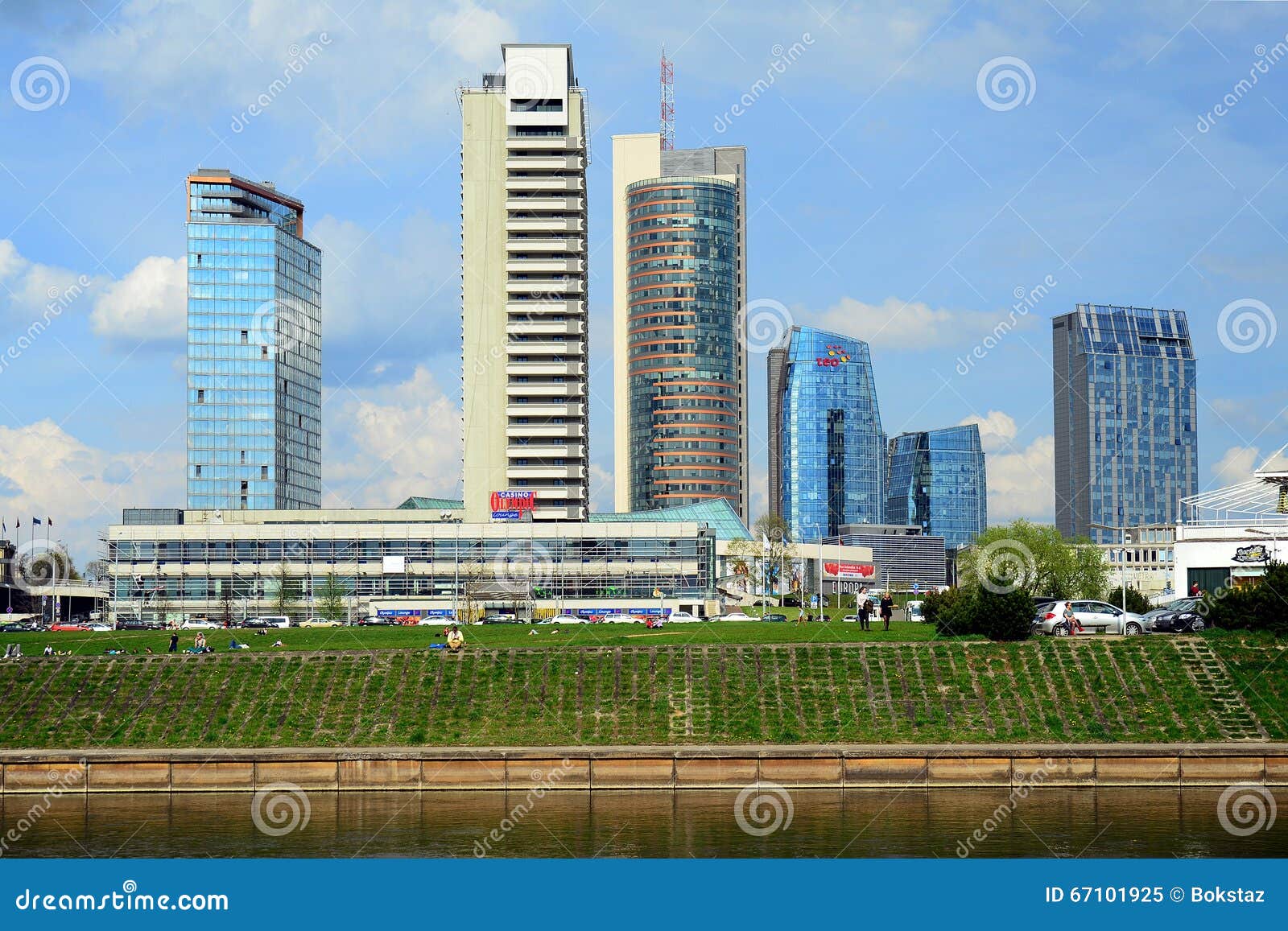 Spring in Vilnius City Centre on April 28, 2015 Editorial Image - Image ...