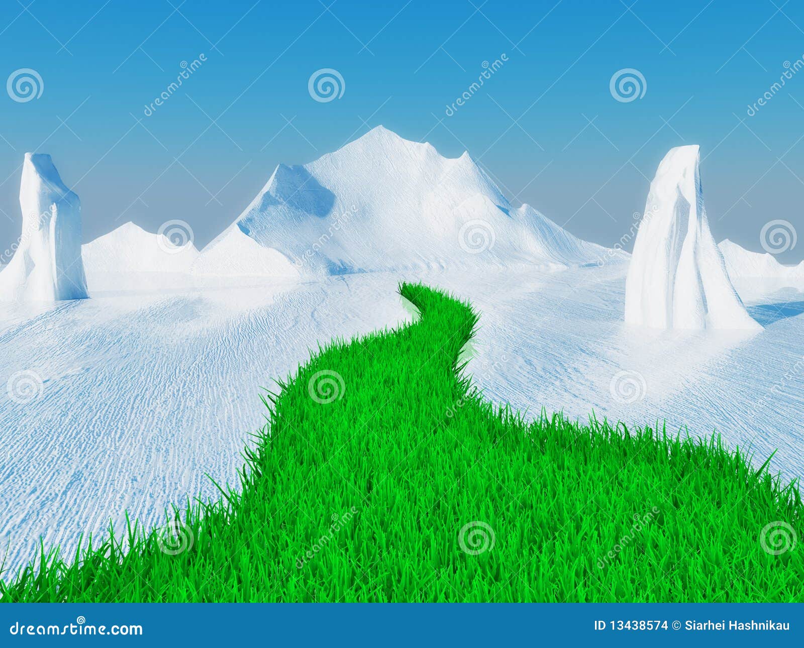 Spring vs Winter stock illustration. Illustration of graphics - 13438574