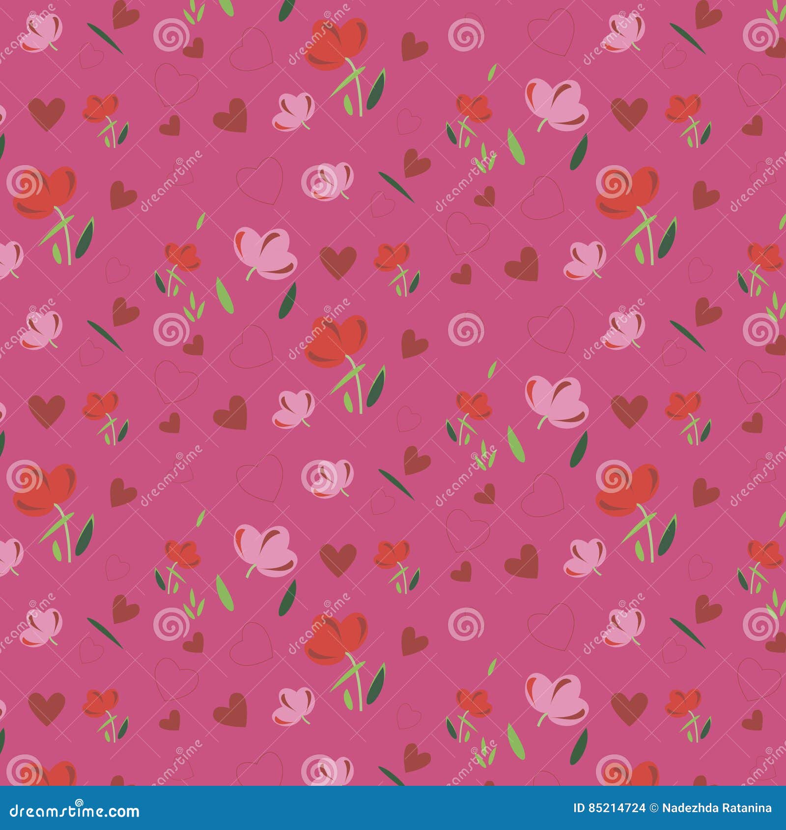 Spring Wallpaper with Flowers. Background. Stock Vector - Illustration ...