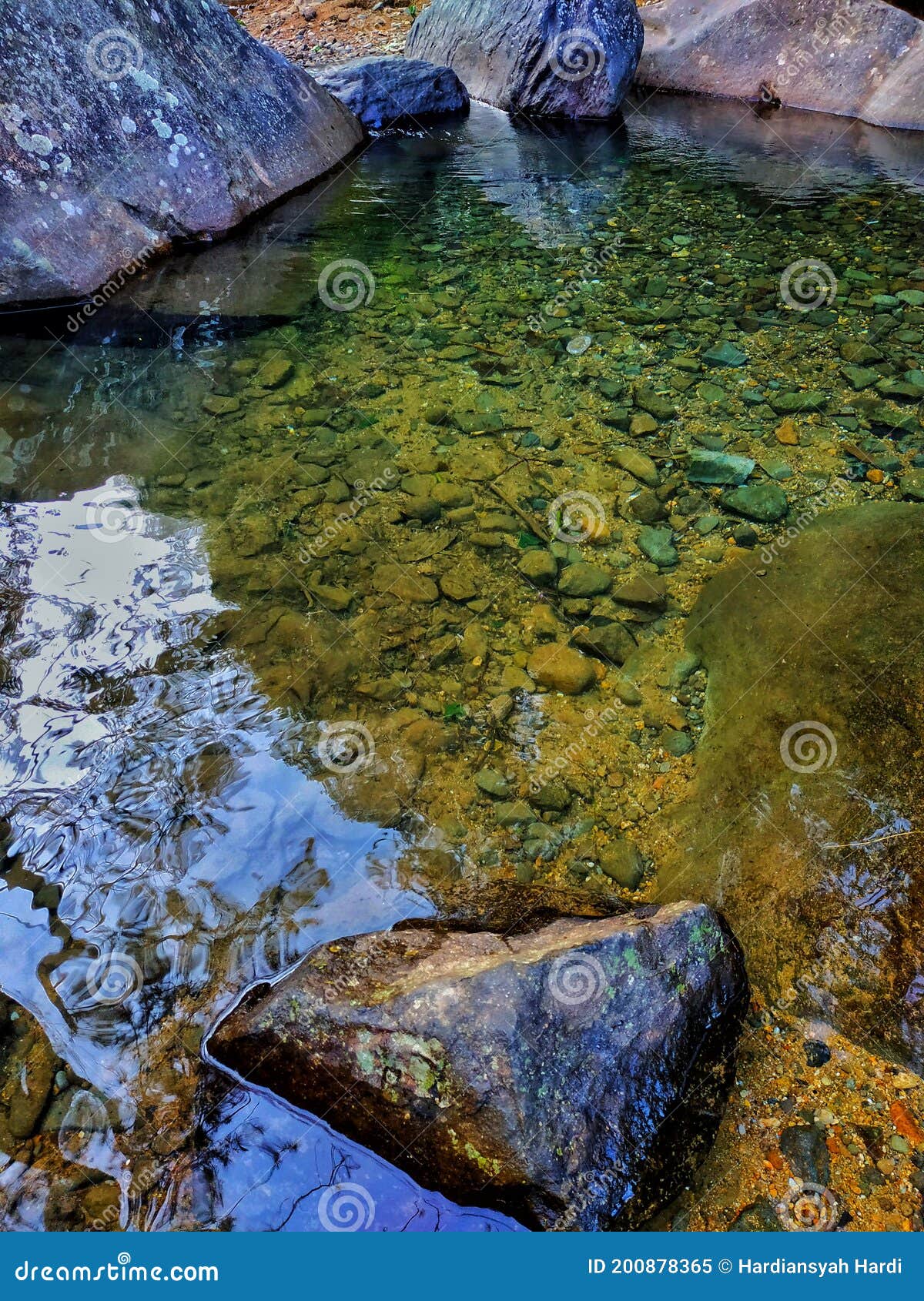 The Spring Water. Beautiful Place in Bogor, Indonesia Stock Image ...