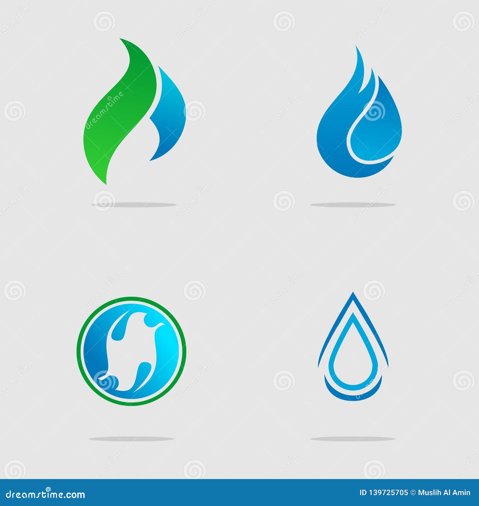 Spring water logo design stock vector. Illustration of symbol - 139725705