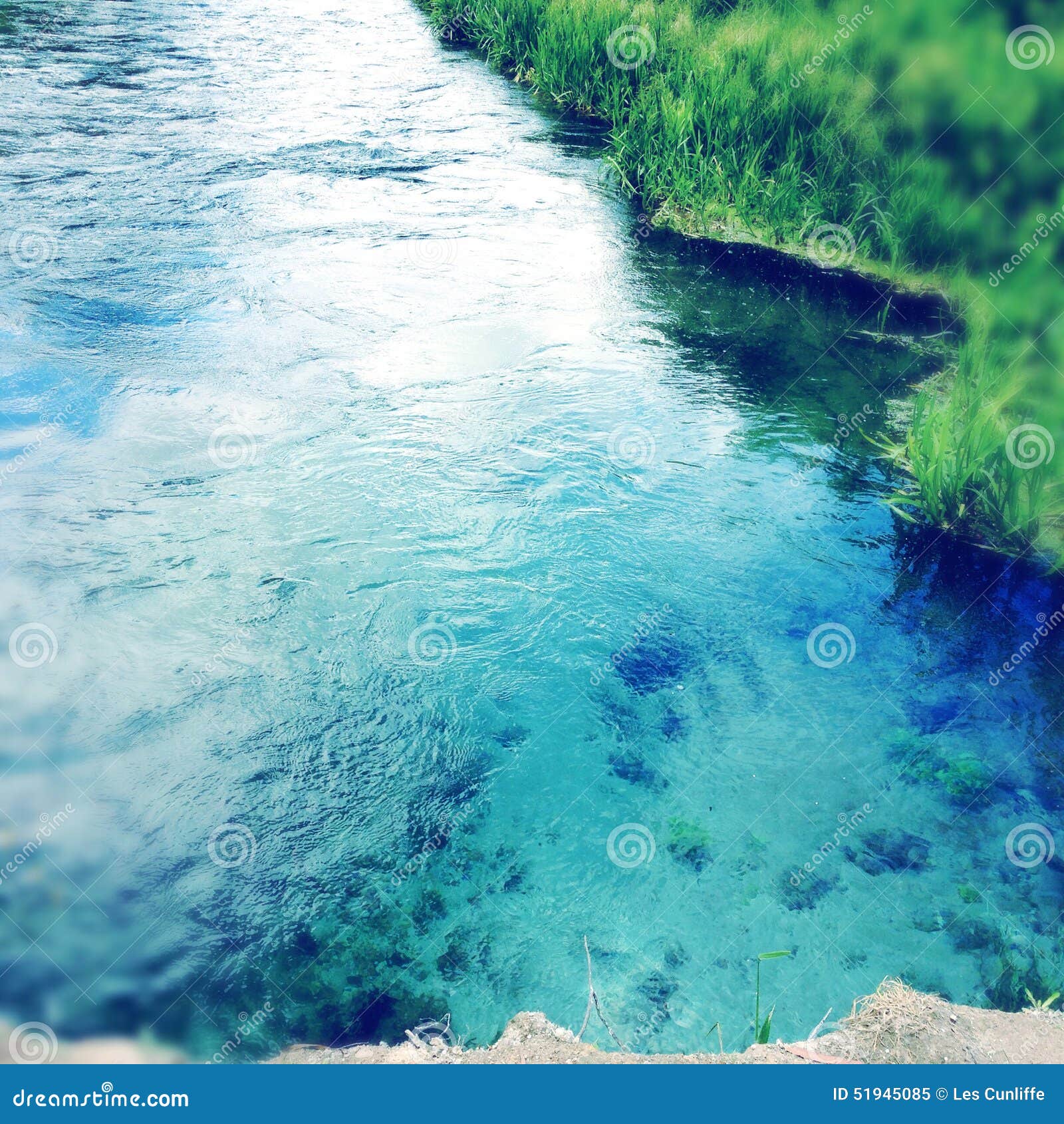 Spring water stock image. Image of clean, flow, purity - 51945085