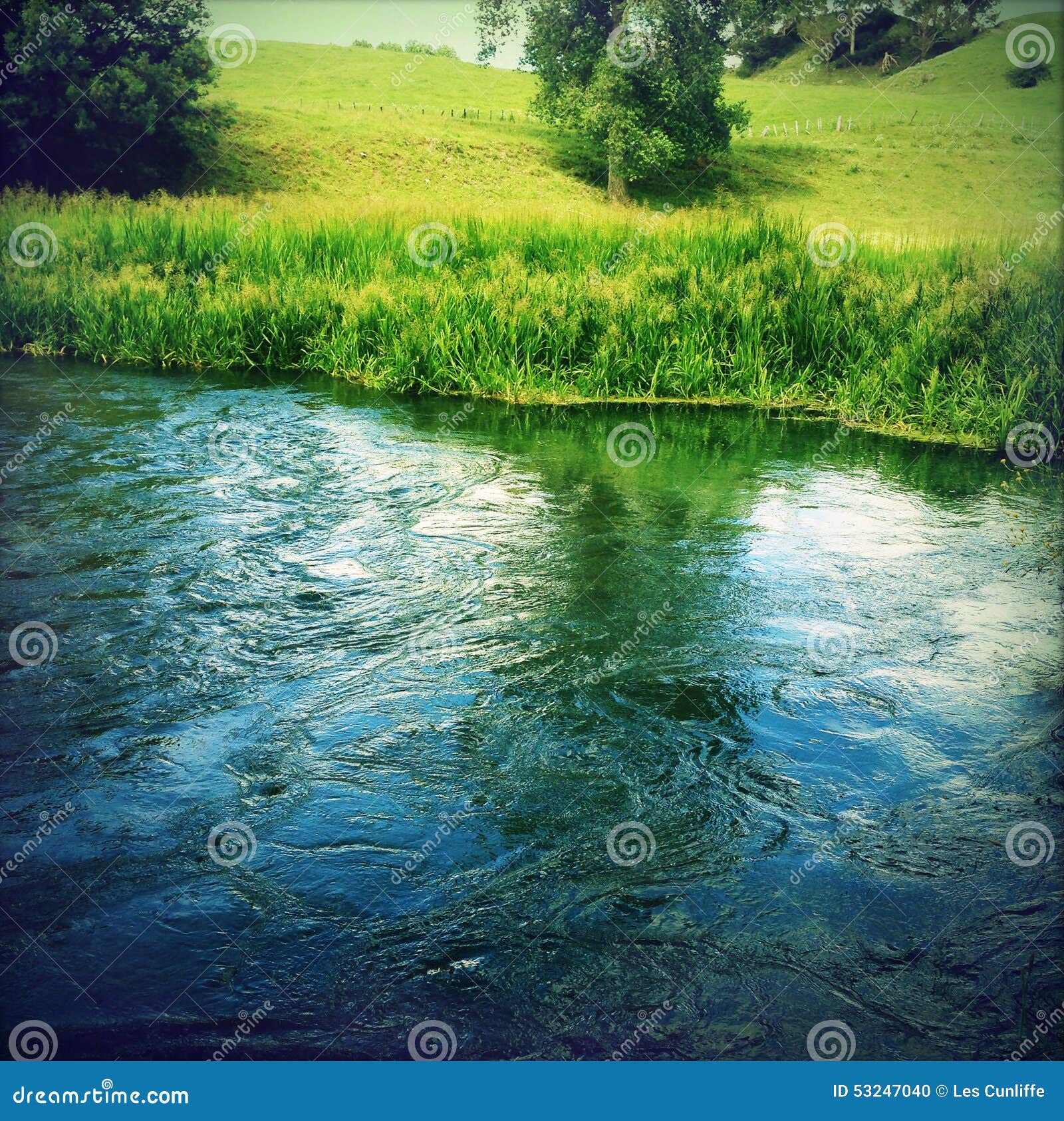 Spring water stock photo. Image of blue, pure, purity - 53247040