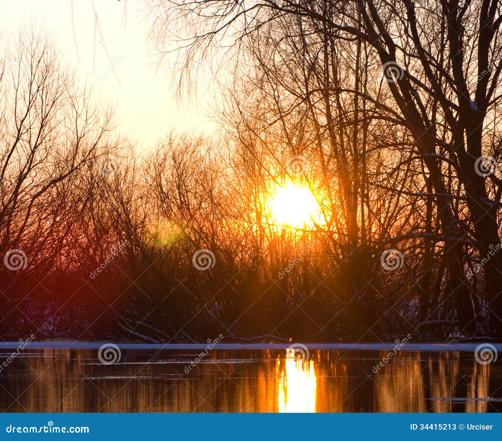 Spring water on the river stock image. Image of color - 34415213