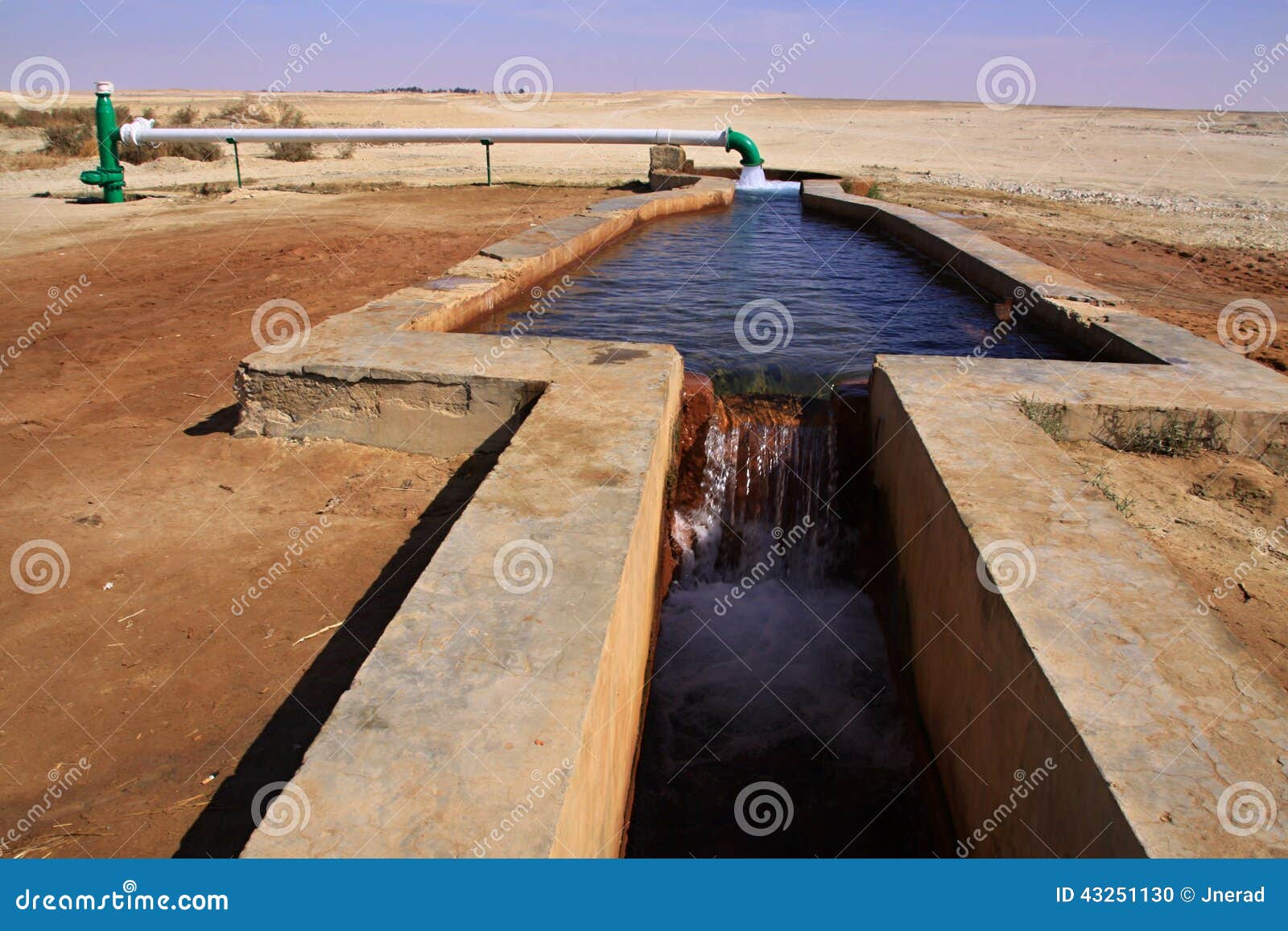 Spring of Water in Sand Desert,Egypt Stock Photo - Image of sand, oasis ...