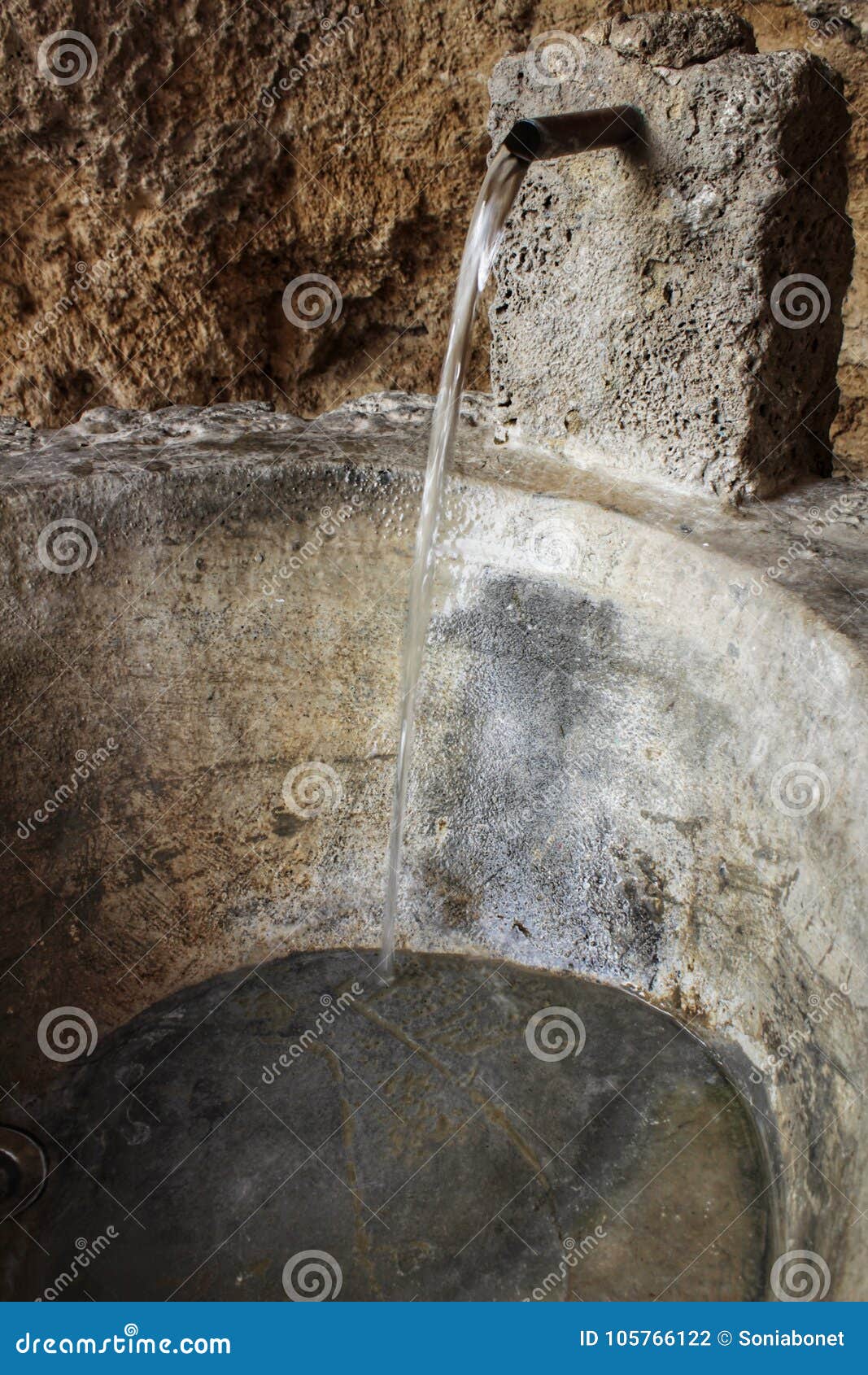 Spring Water Source in Chelva, Valencia Stock Photo - Image of care ...